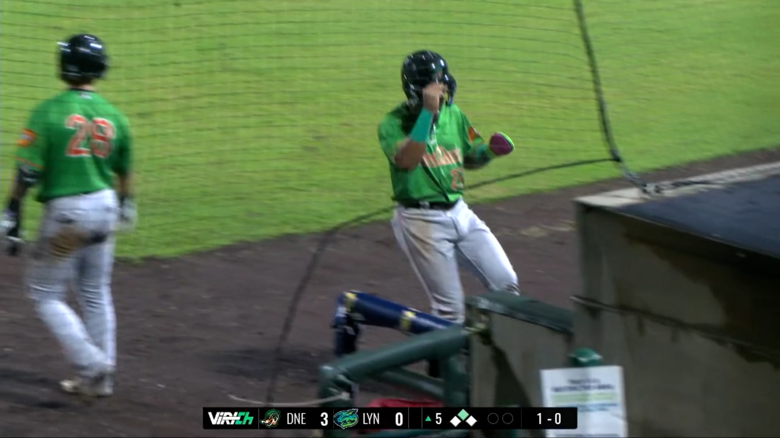 Casey Cook swats a sacrifcie fly for first RBI | 08/16/2024 | Wood Ducks