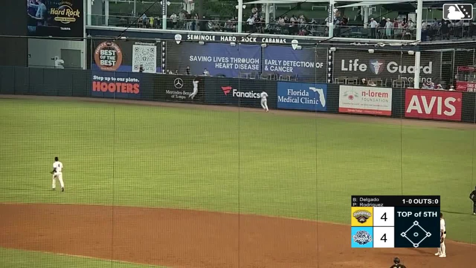 Jackson Castillo robs a home run | 05/19/2024 | MiLB.com