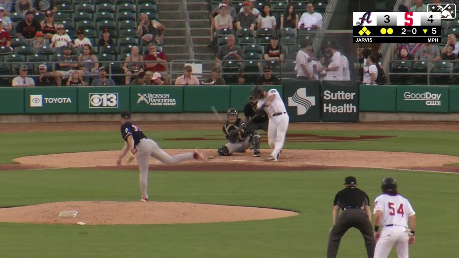 Joey Bart's grand slam | 06/30/2023 | MiLB.com