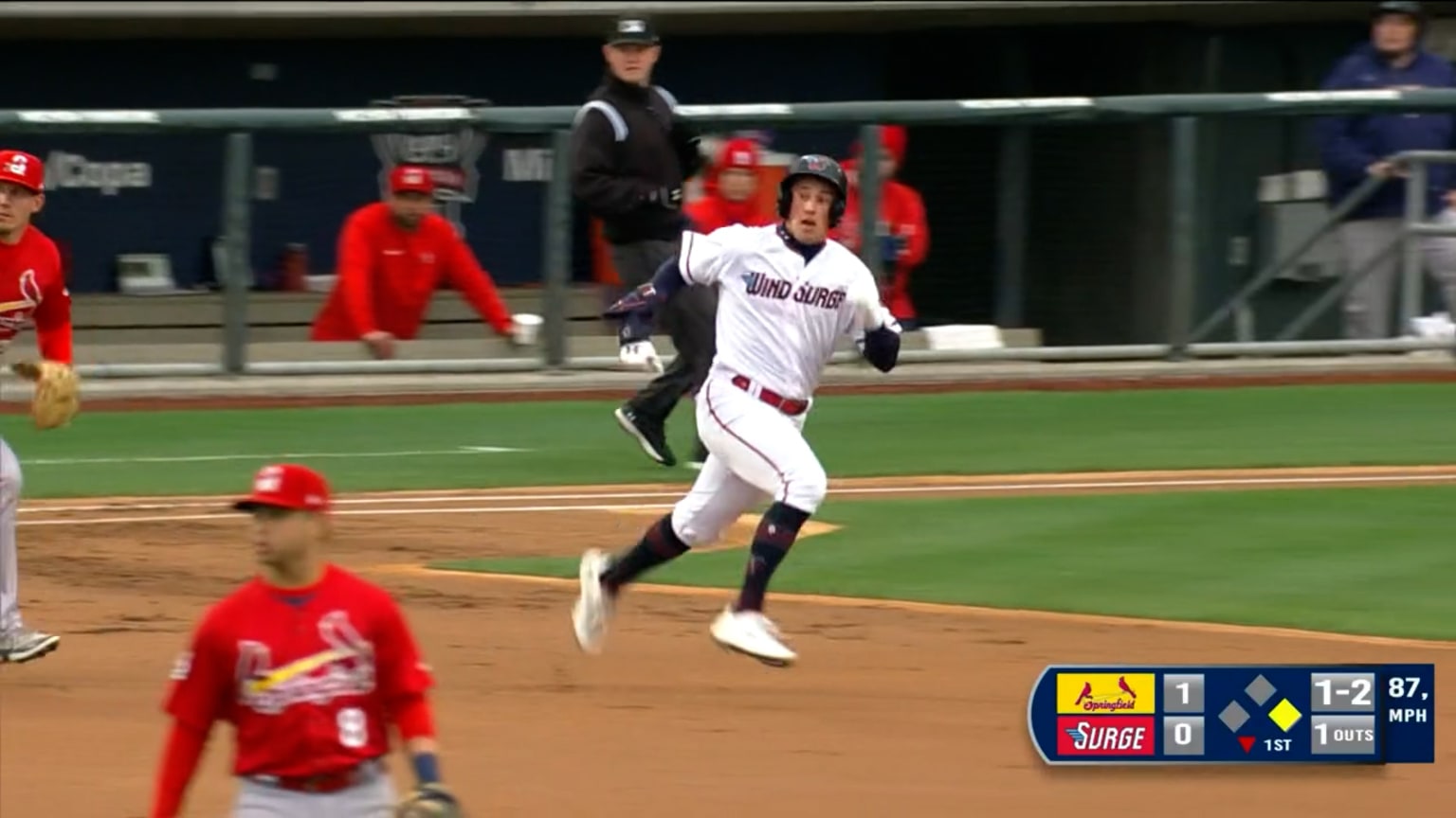 Brooks Lee's three-hit game | 04/26/2023 | Wind Surge