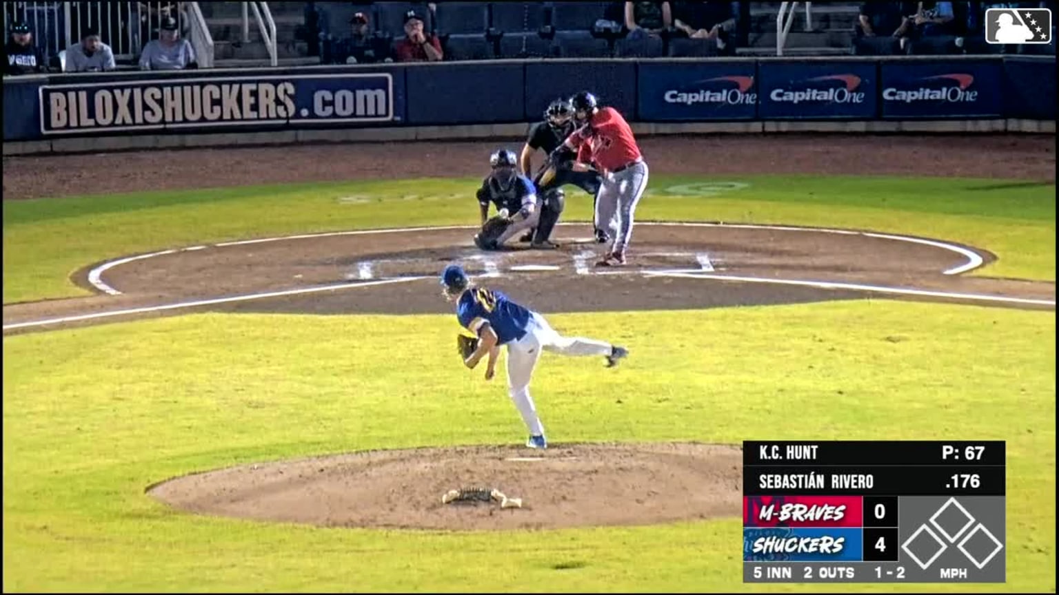 K.C. Hunt's sixth strikeout | 09/13/2024 | Shuckers