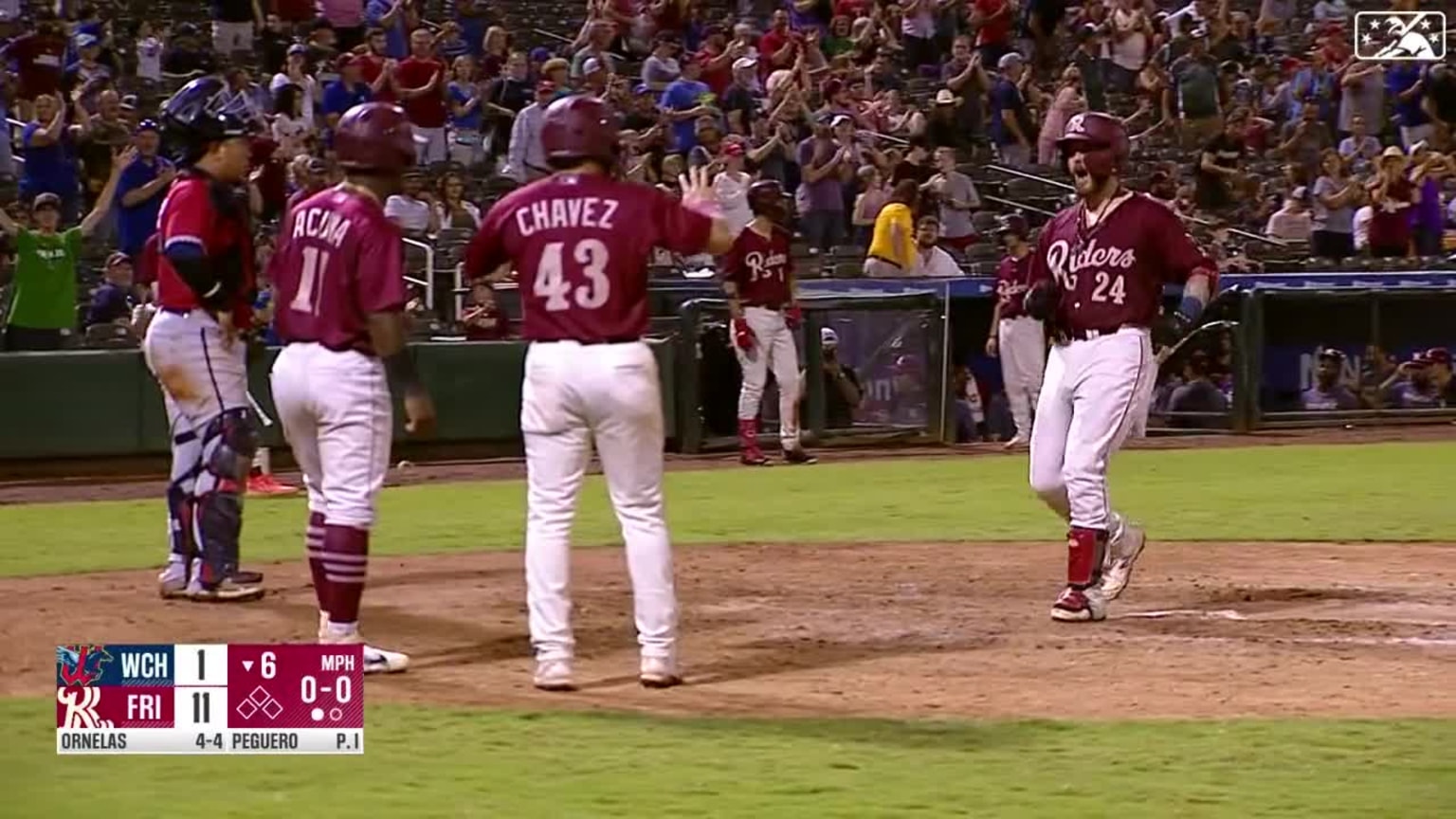 Kapers' 2-homer game | 09/26/2022 | RoughRiders