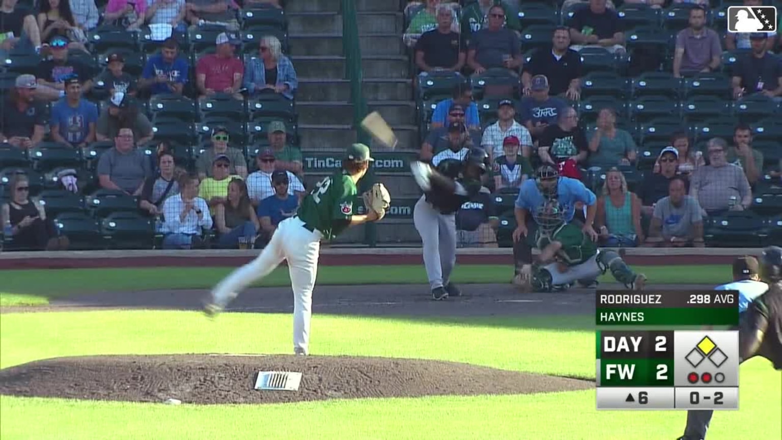 Jagger Haynes records his seventh strikeout | 06/28/2024 | TinCaps