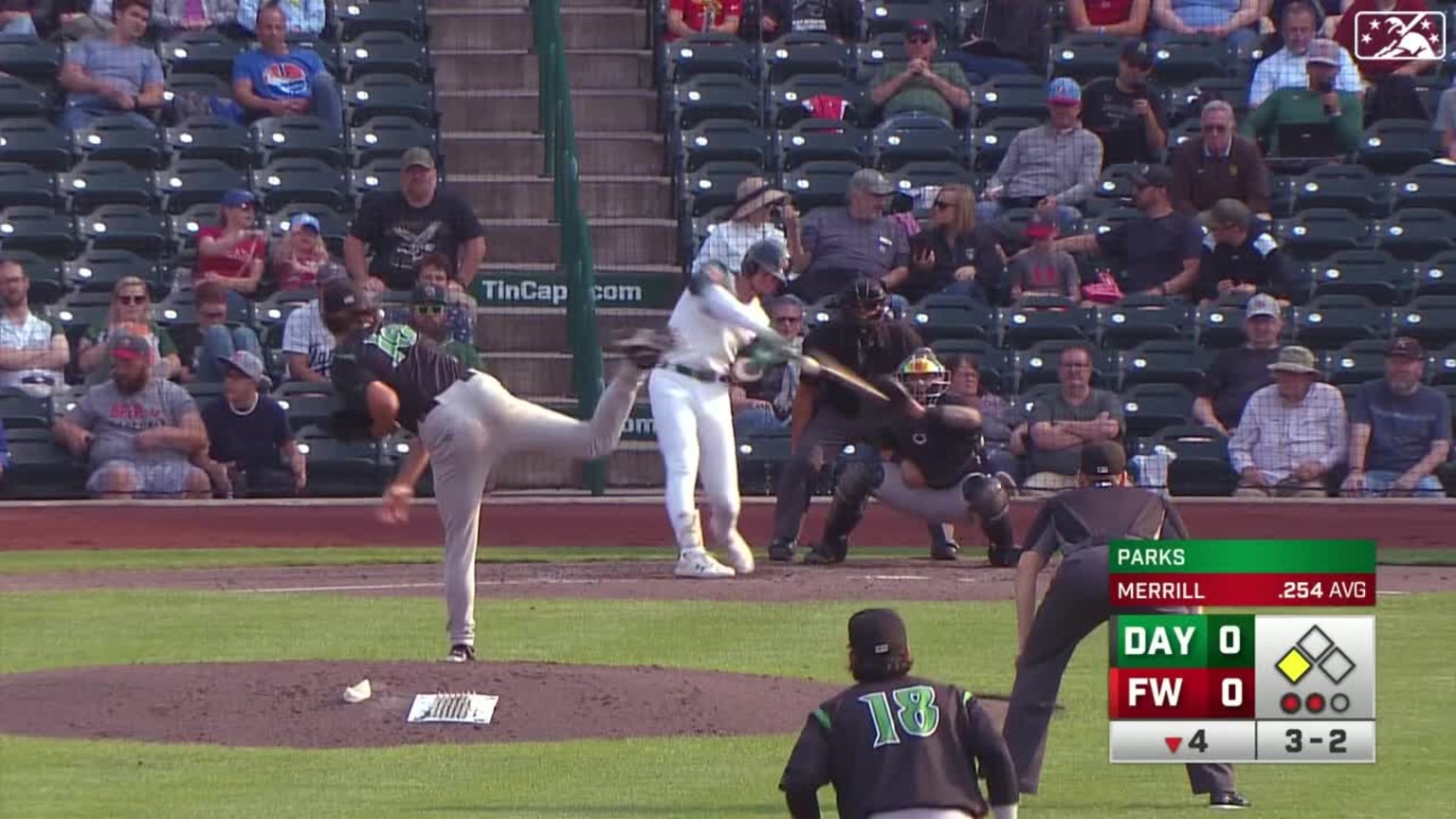 Jackson Merrill's two-run homer | 06/14/2023 | TinCaps