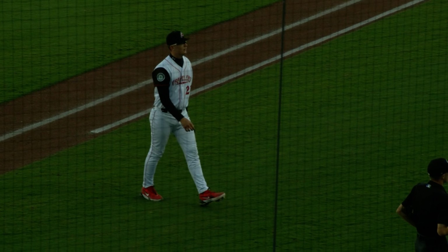 Logan Evans strikes out the side in the 1st | 09/08/2024 | Travelers