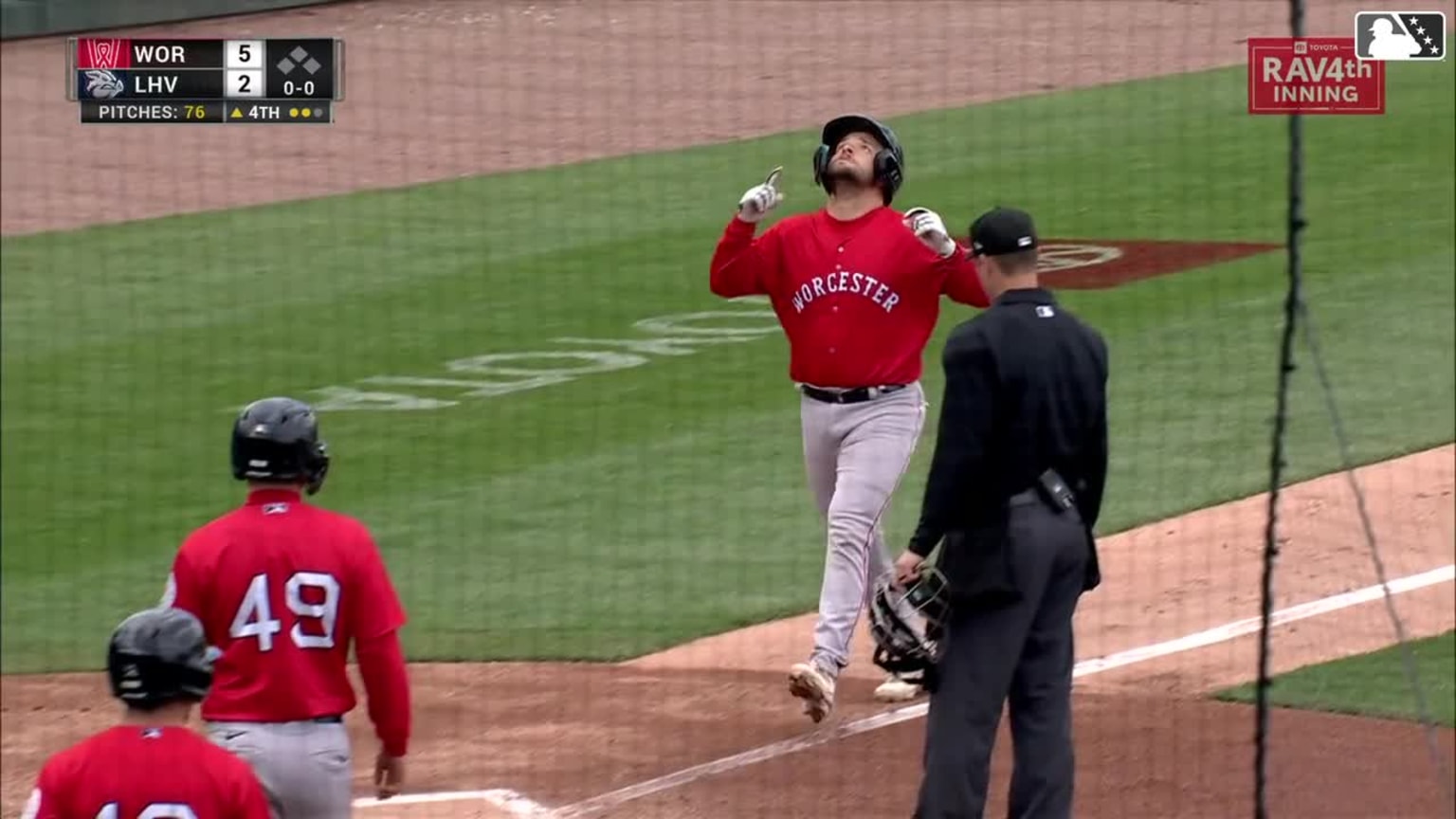 Nathan Hickey hits a two-run home run | 03/31/2024 | Red Sox