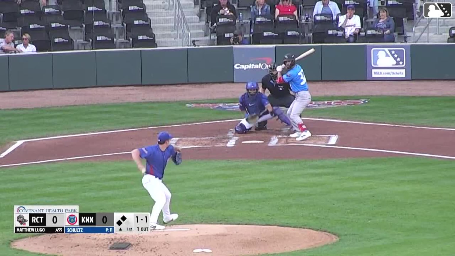 Connor Schultz Ball to Matthew Lugo | 04/10/2026 | Trash Pandas