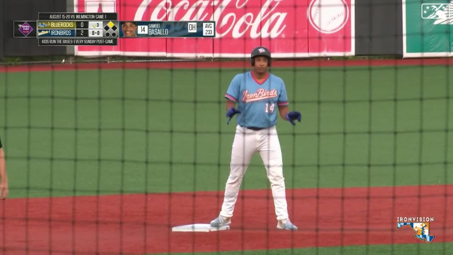 Samuel Basallo's two-run double | 08/16/2023 | MiLB.com