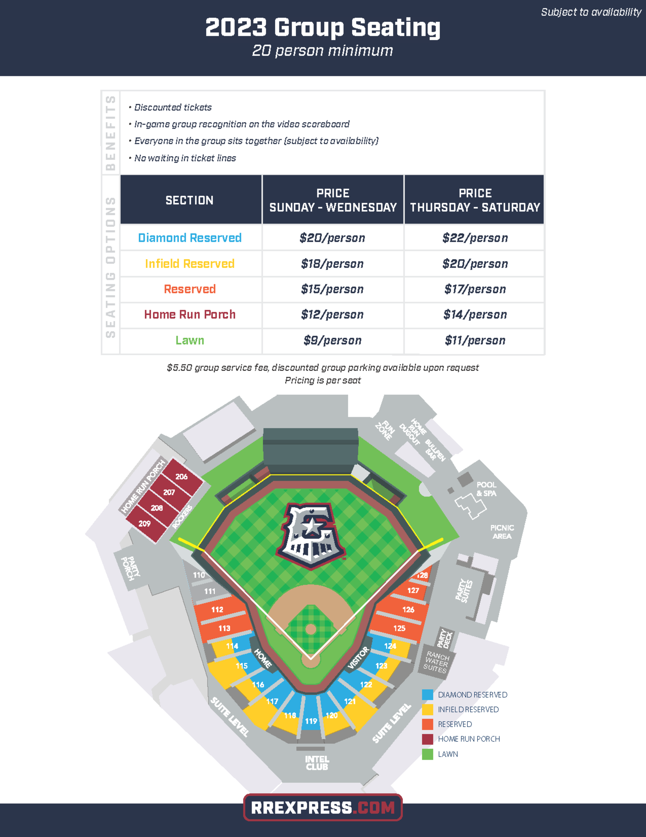 Round Rock Express Group Outings | Express