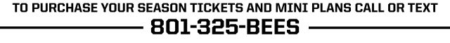 Salt Lake Bees Ticket Packages | Bees