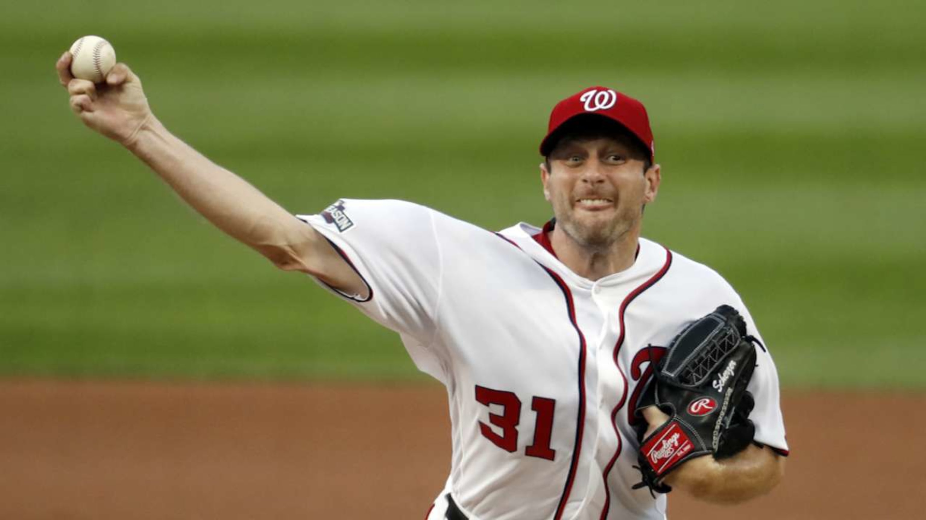 max scherzer slow motion pitching