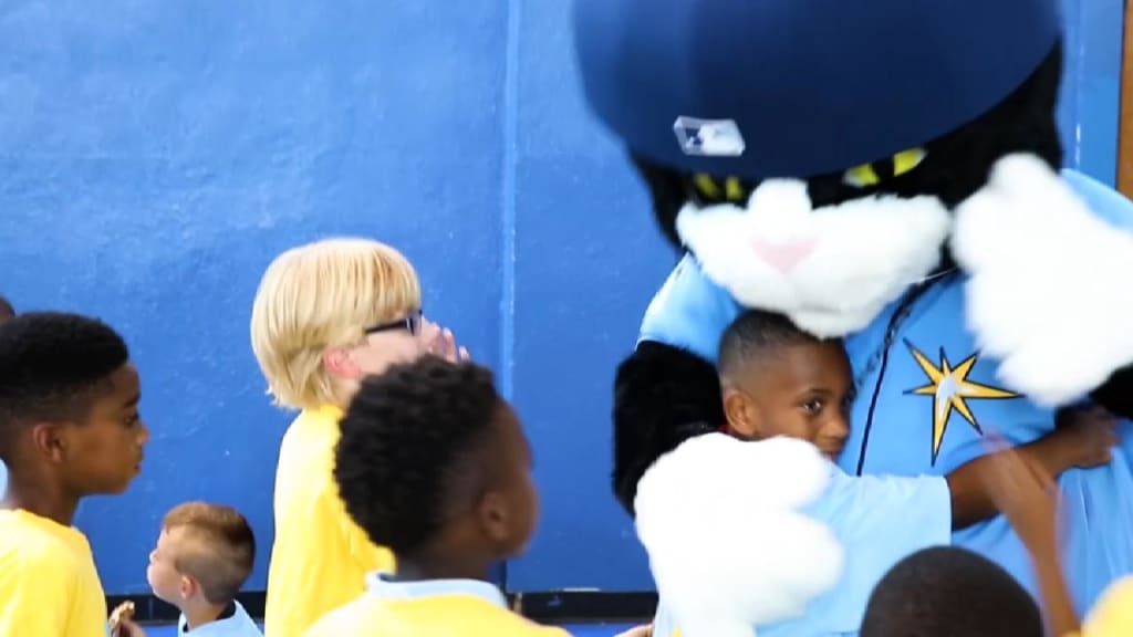 rays mascot dj kitty