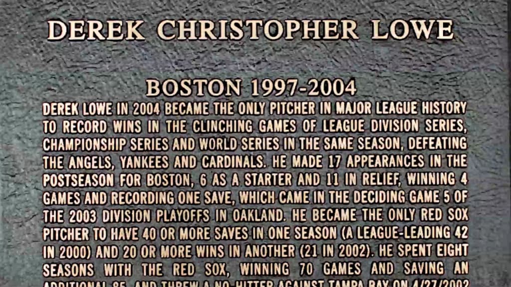 derek lowe stats
