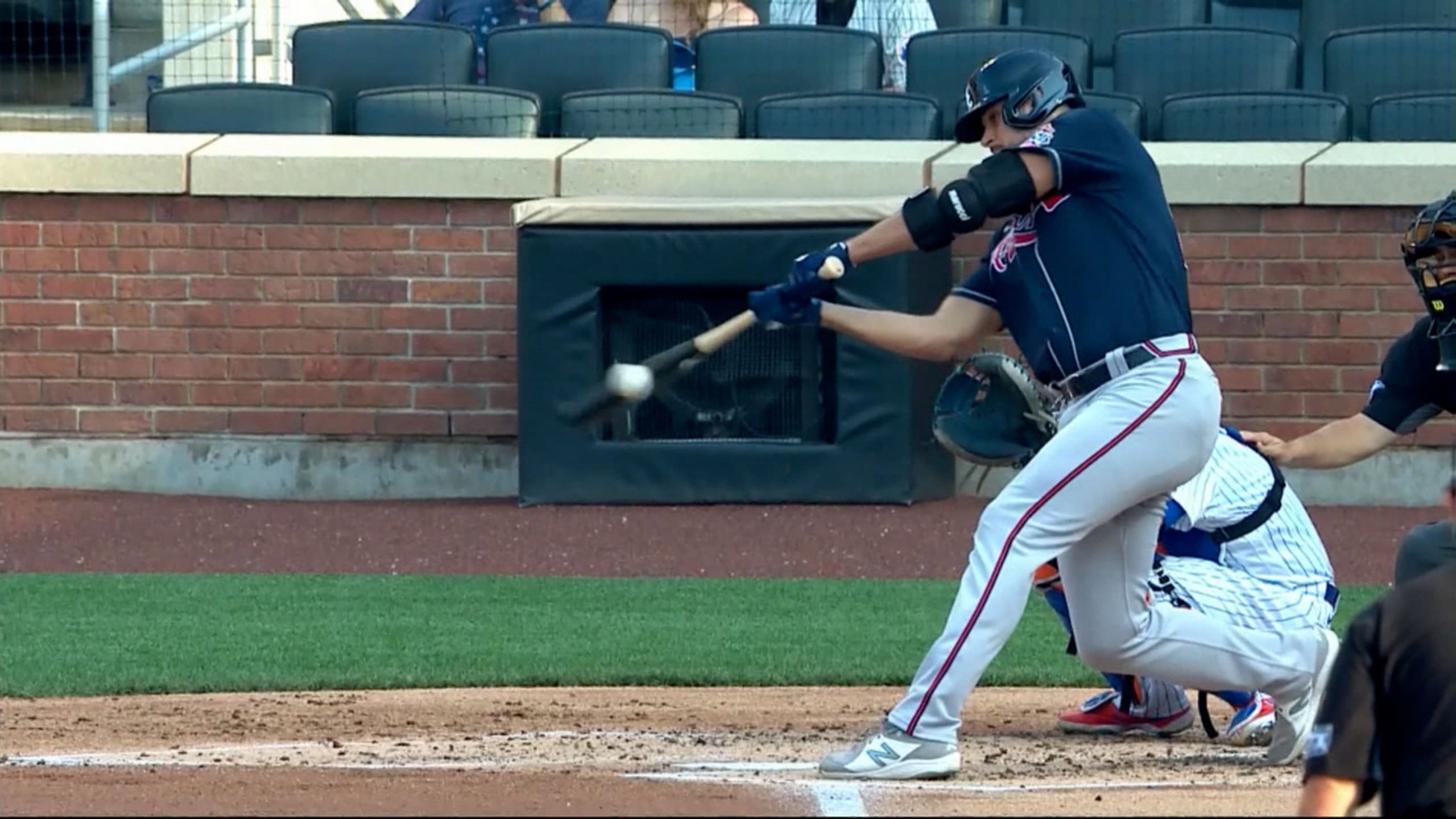 Kyle Muller's first career hit
