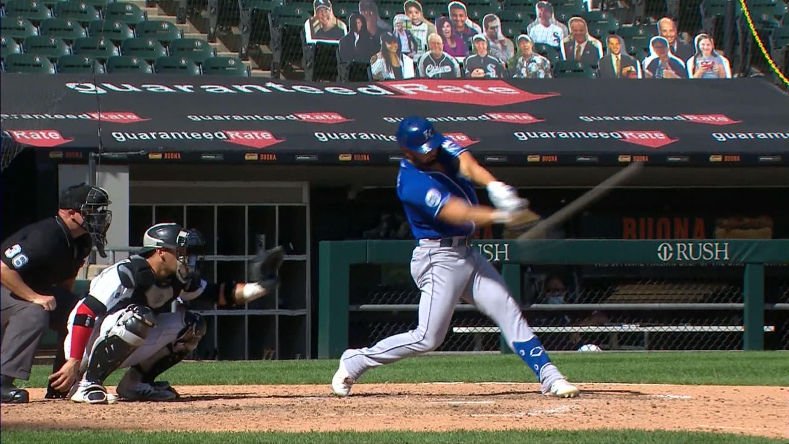 Ryan McBroom's pinch-hit home run