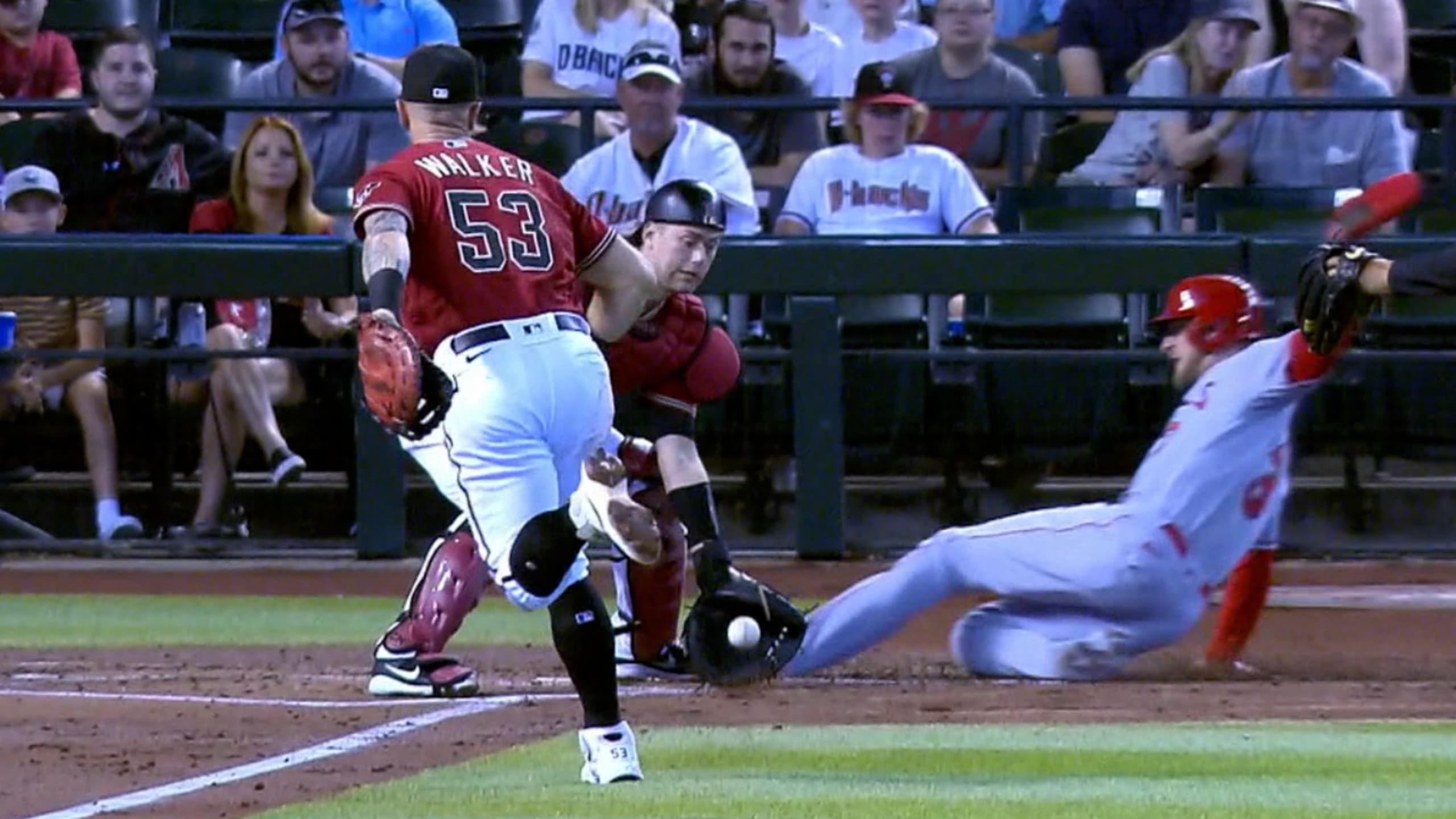 David Fletcher's sacrifice bunt