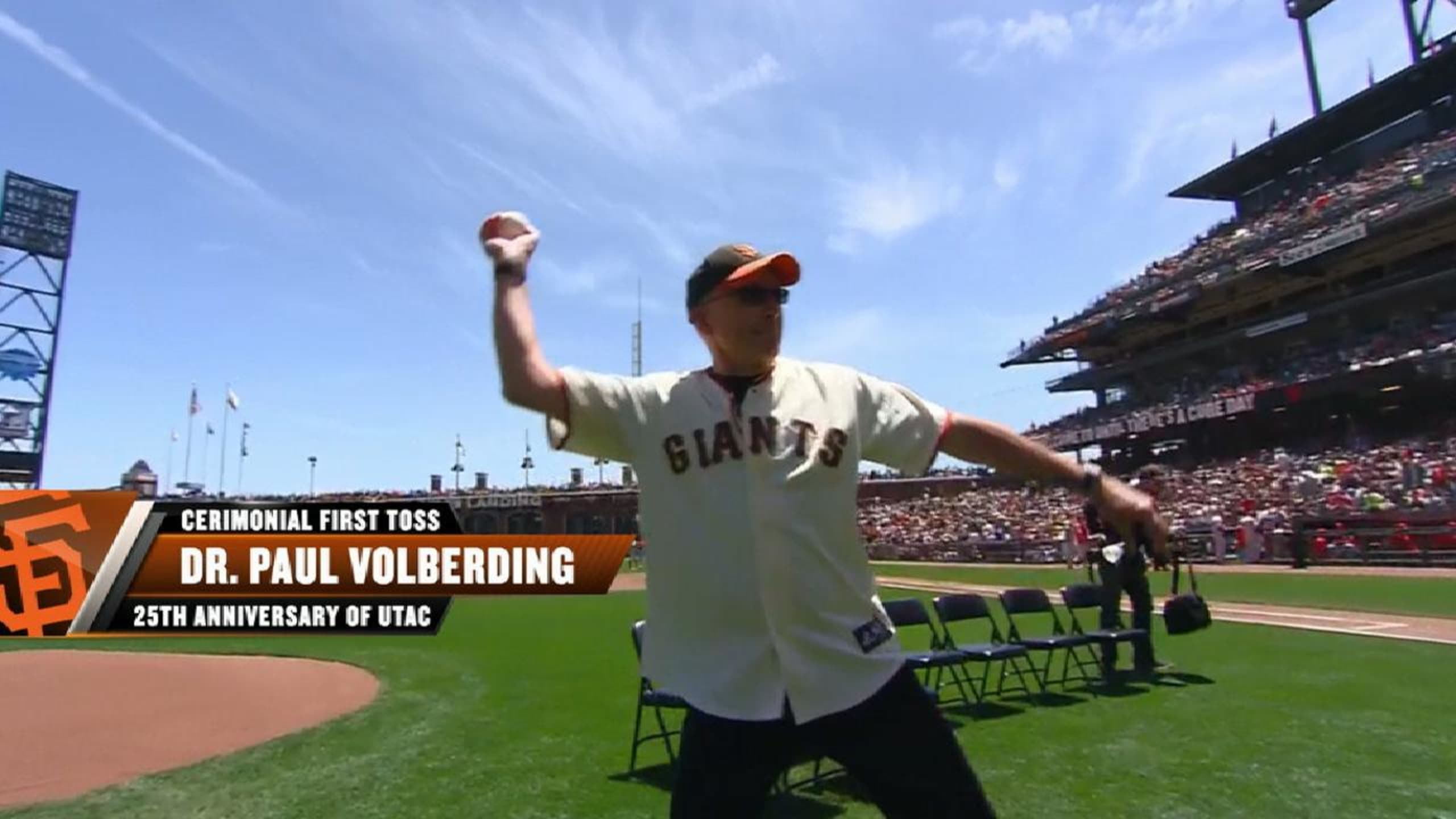 First Pitch: Dr. Paul Volberding
