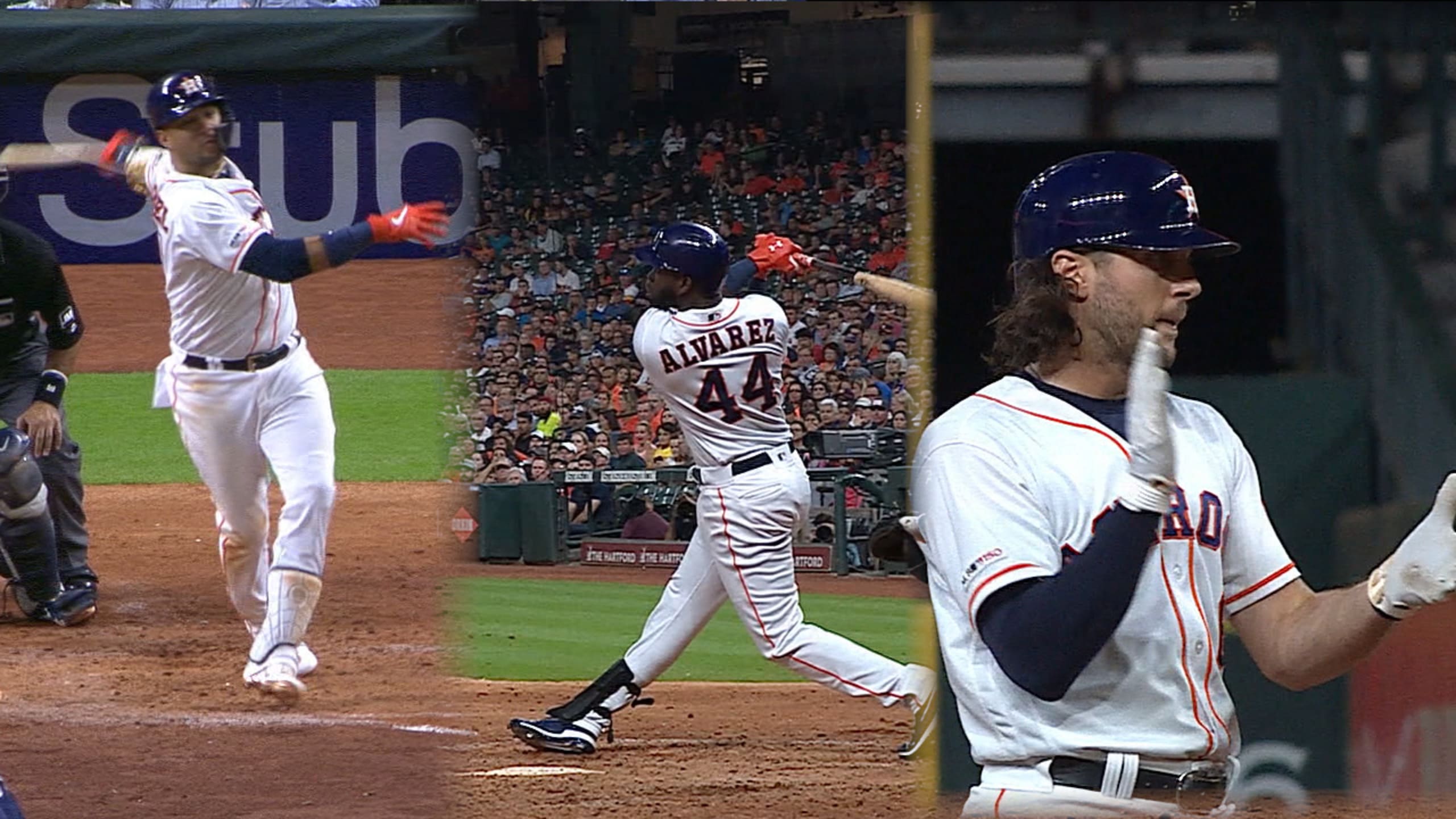 Astros score 15 runs vs. Rays