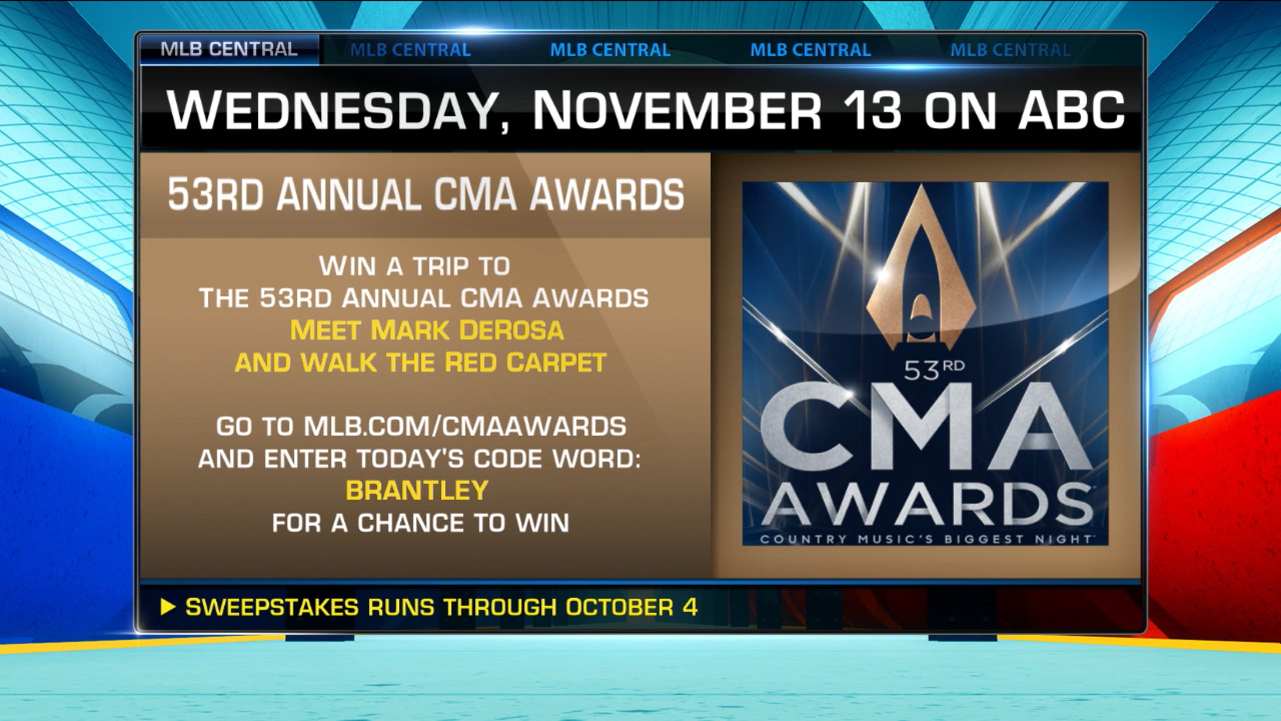 MLB Central: CMA Code