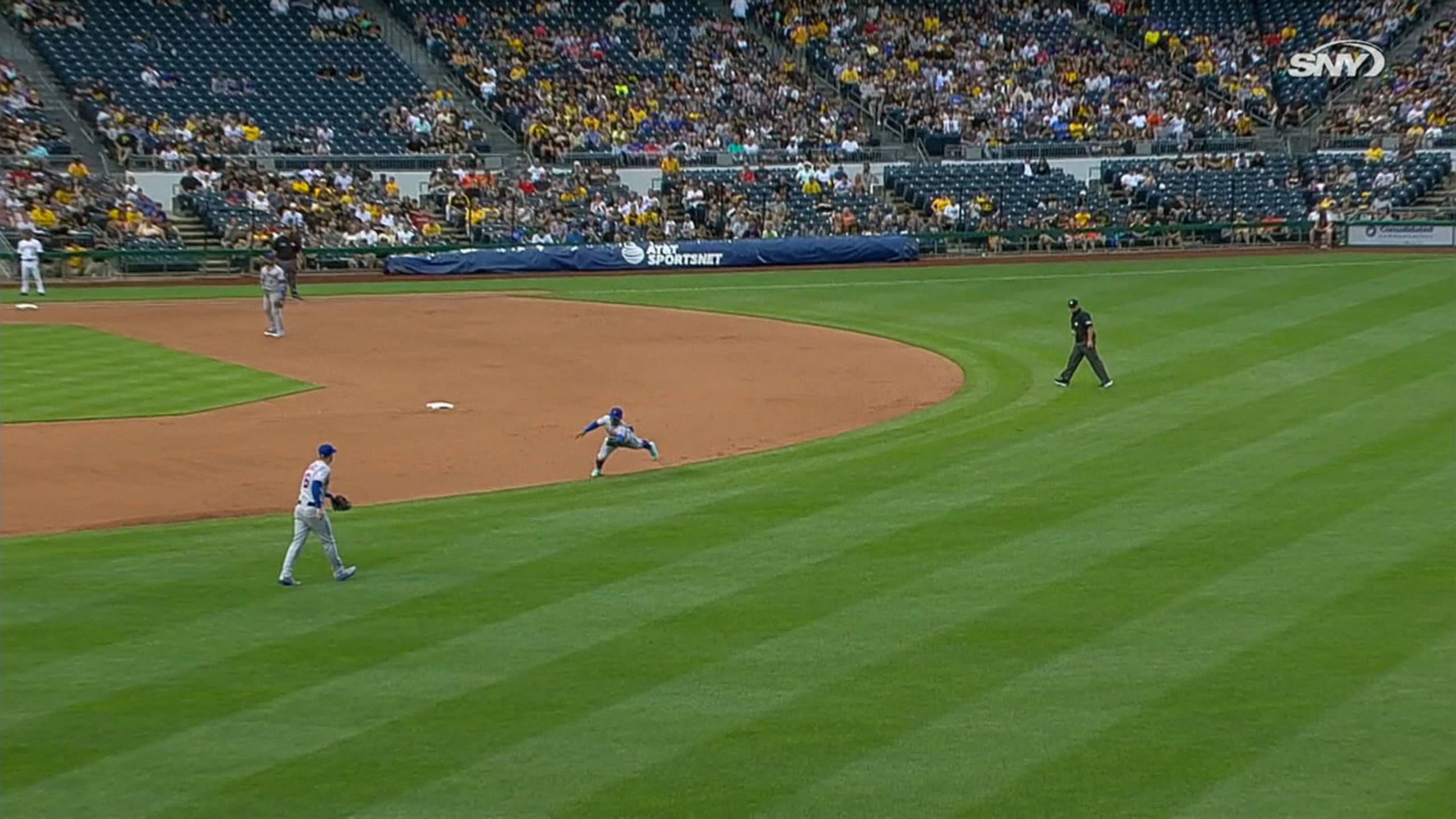 Francisco Lindor's diving catch