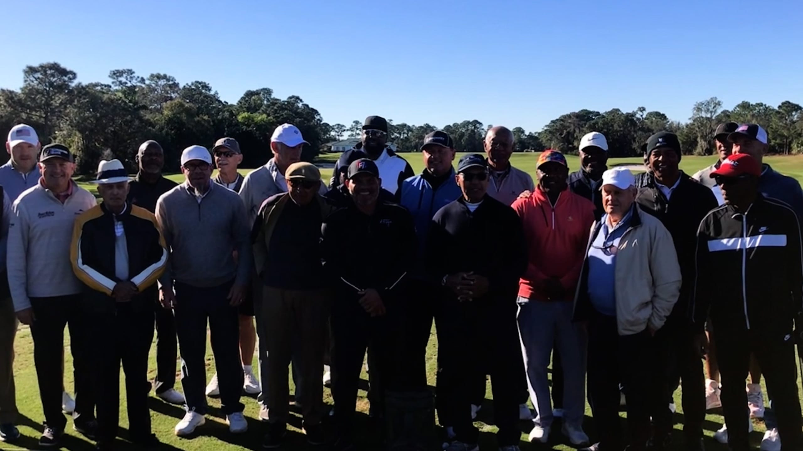 Reggie Jackson on golf tournament