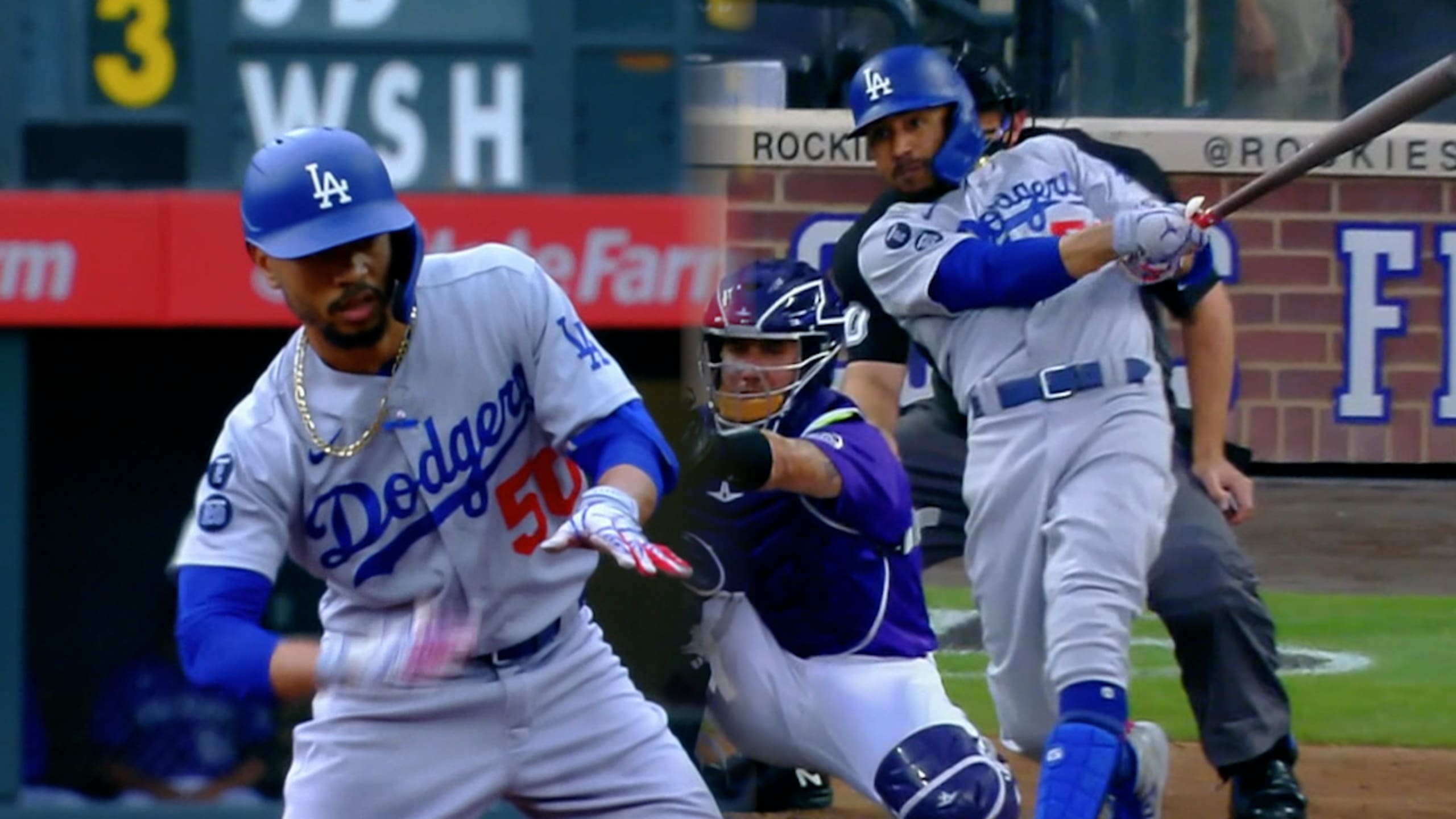 Mookie Betts' 4-hit game