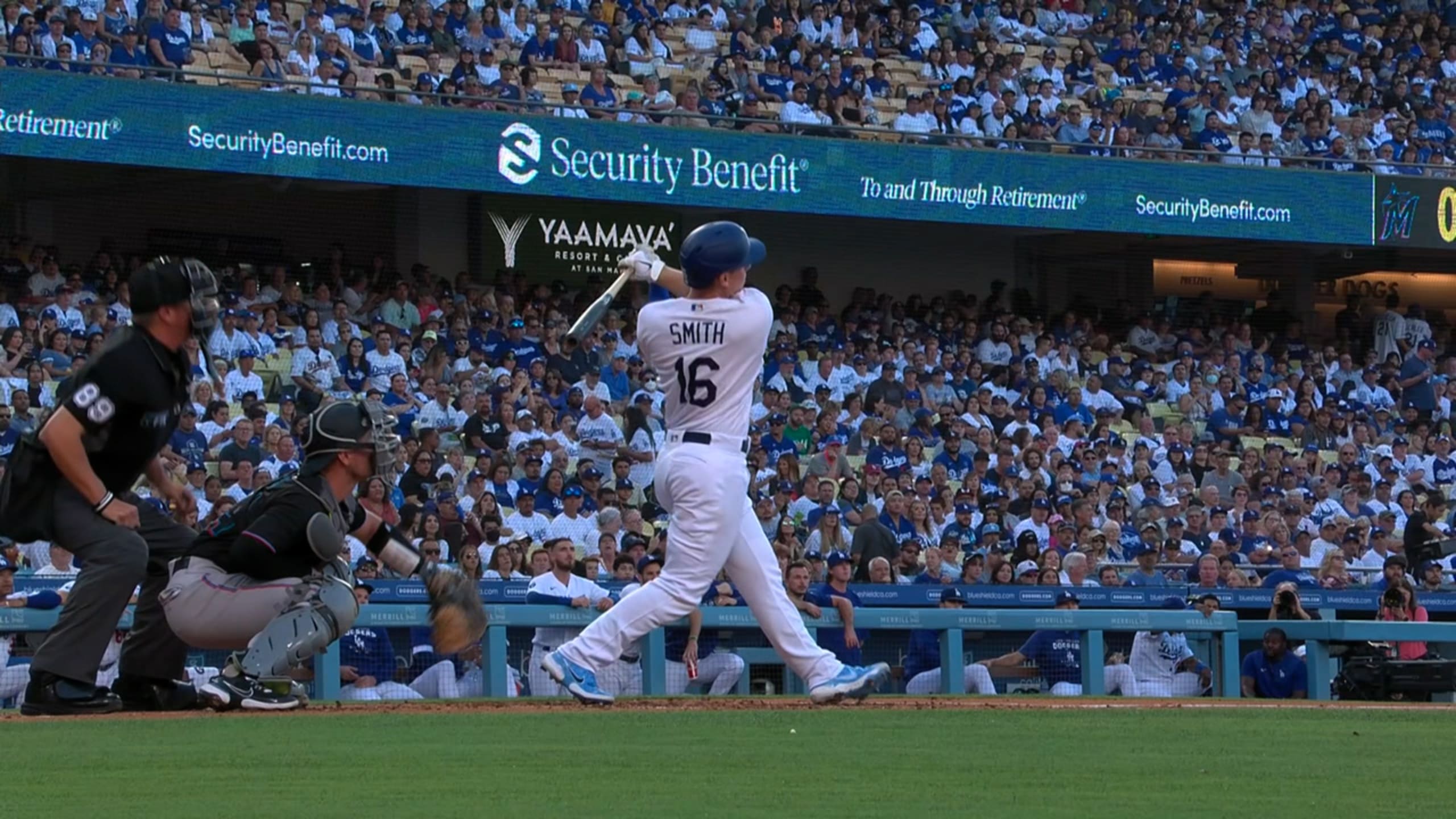 Will Smith's three-run homer (18)
