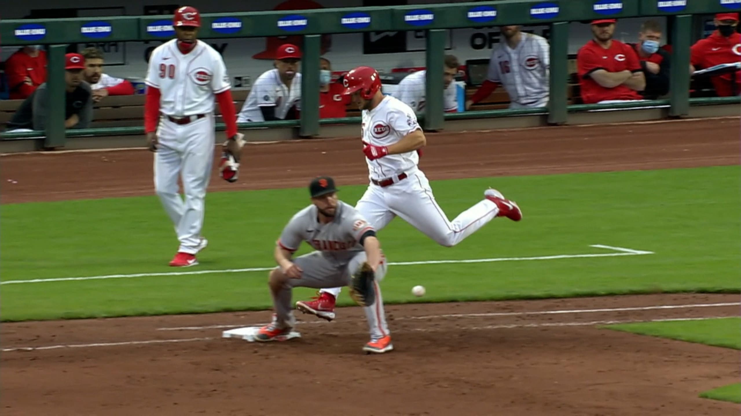 Giants turn 2 after review