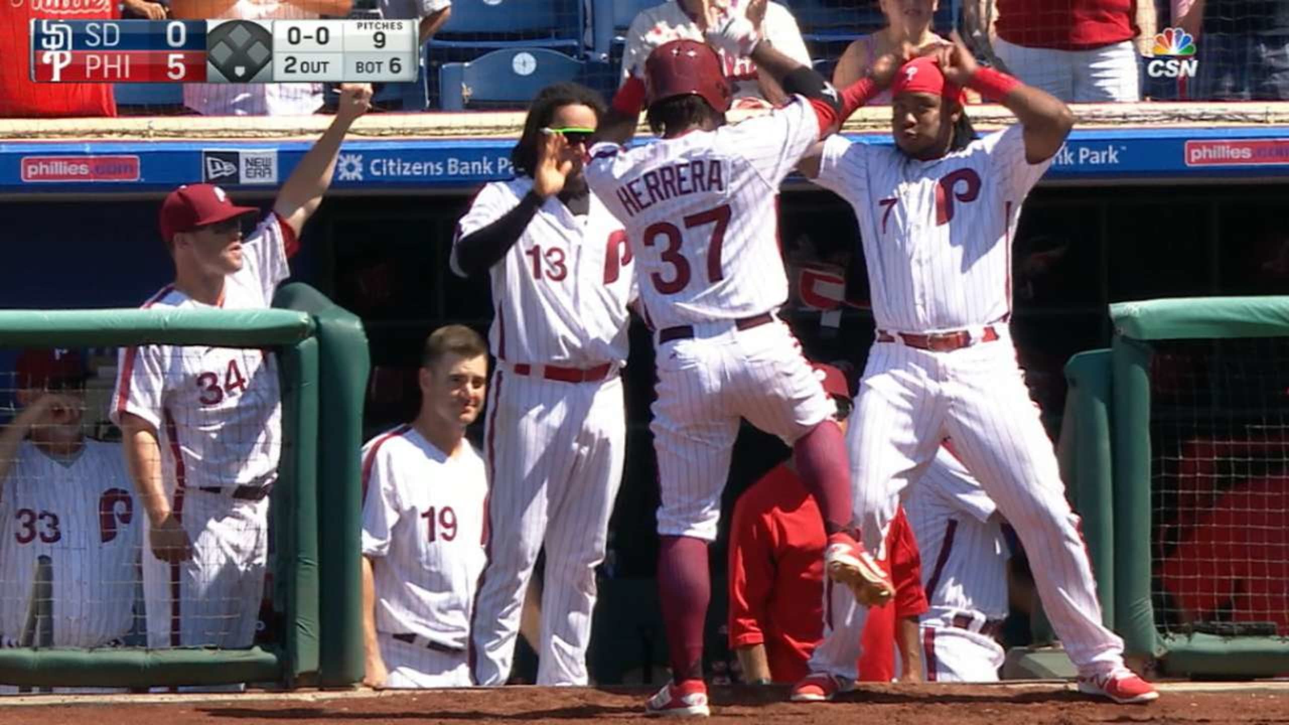 Phillies hammer six home runs
