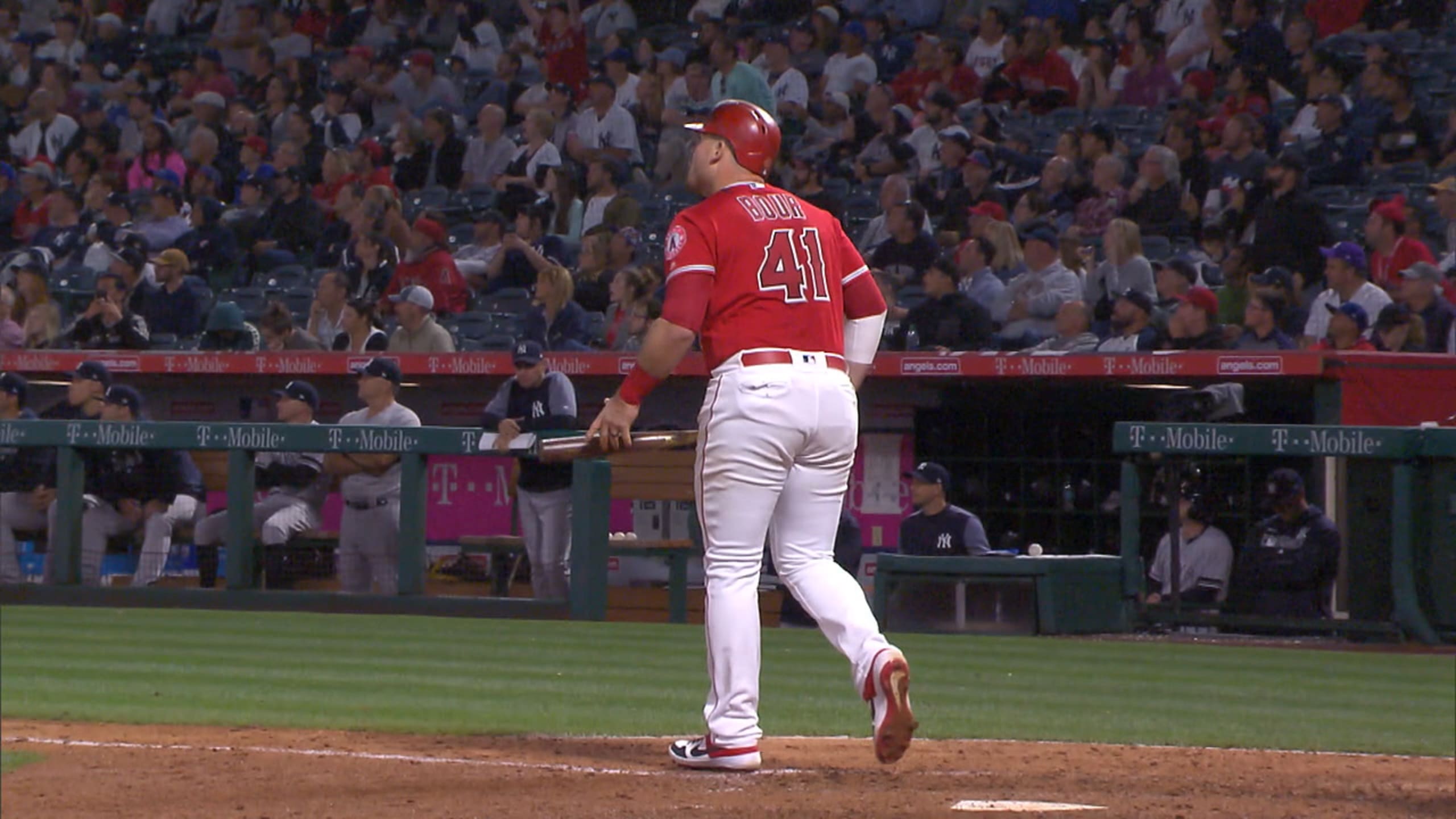 Bour's grand slam to center