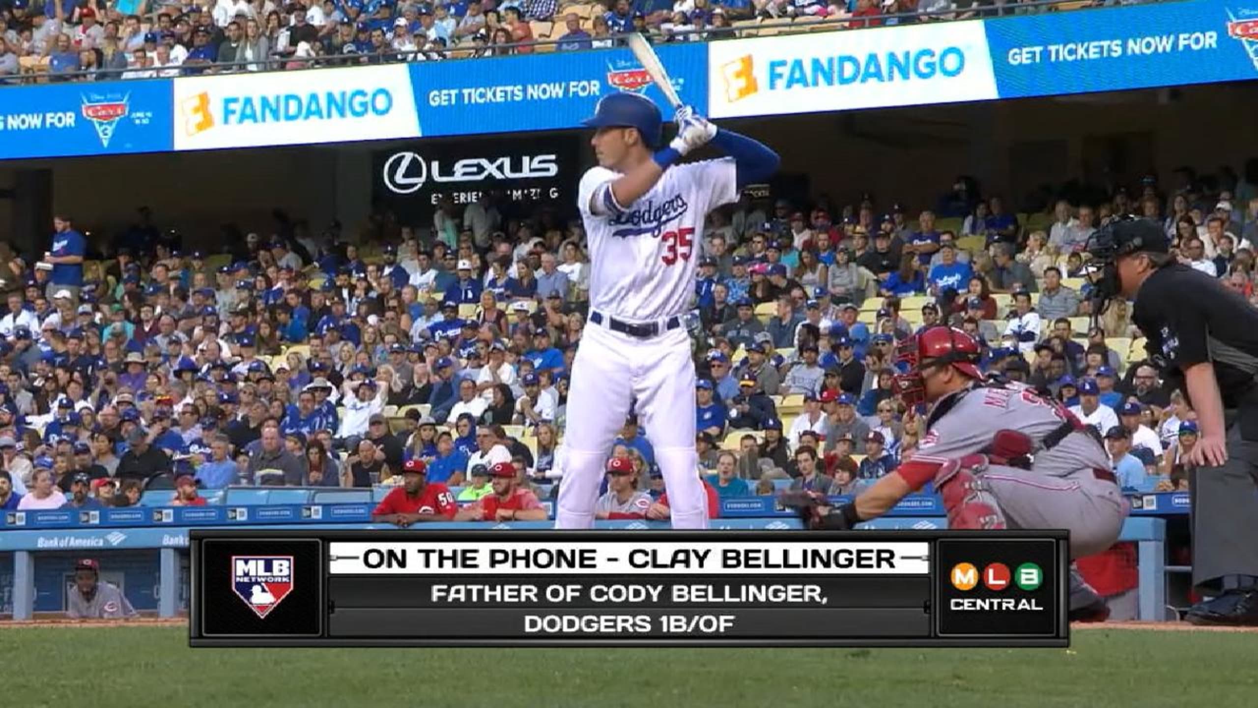 Clay Bellinger on his son Cody