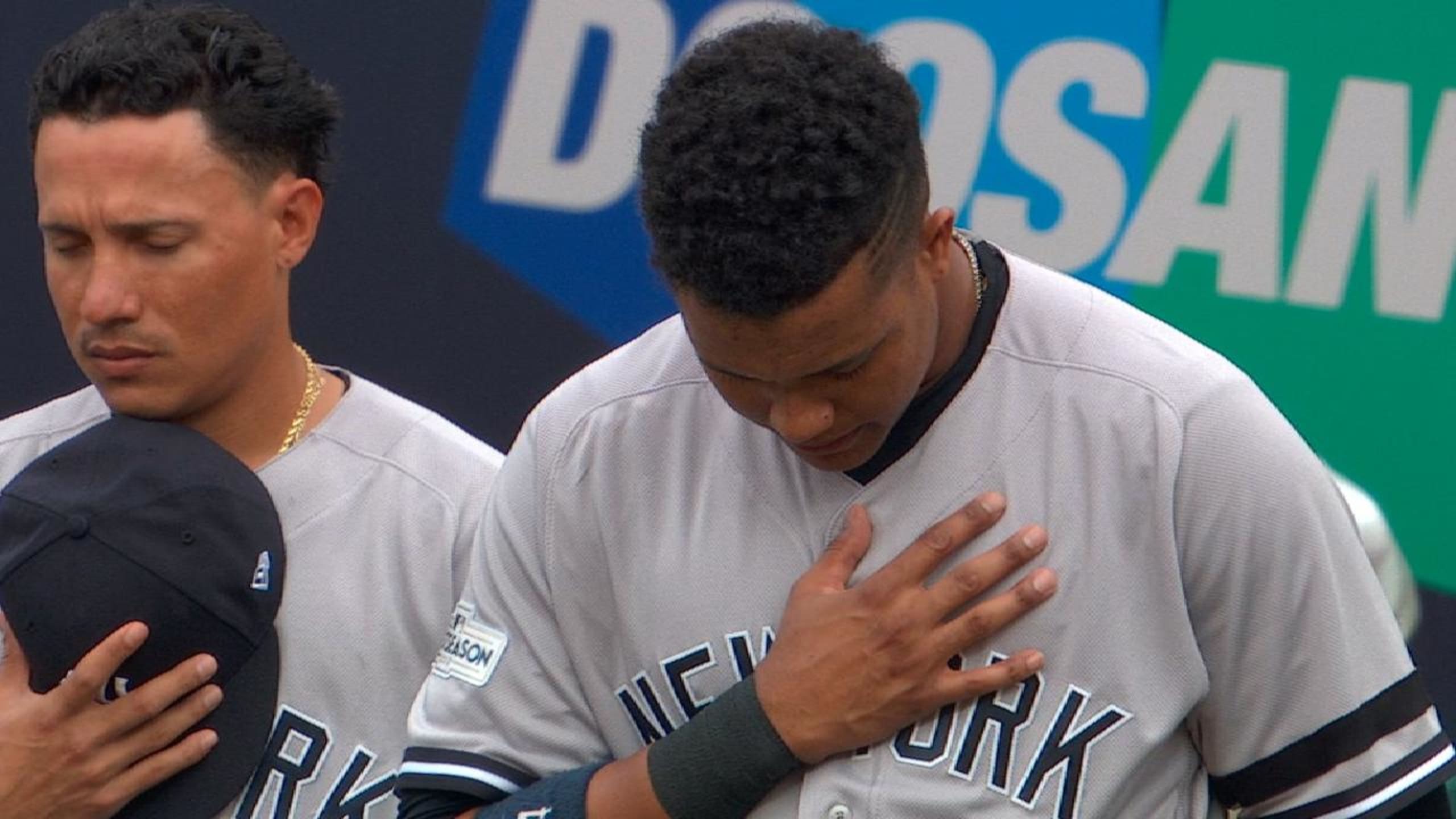 Brittany Best performs anthem