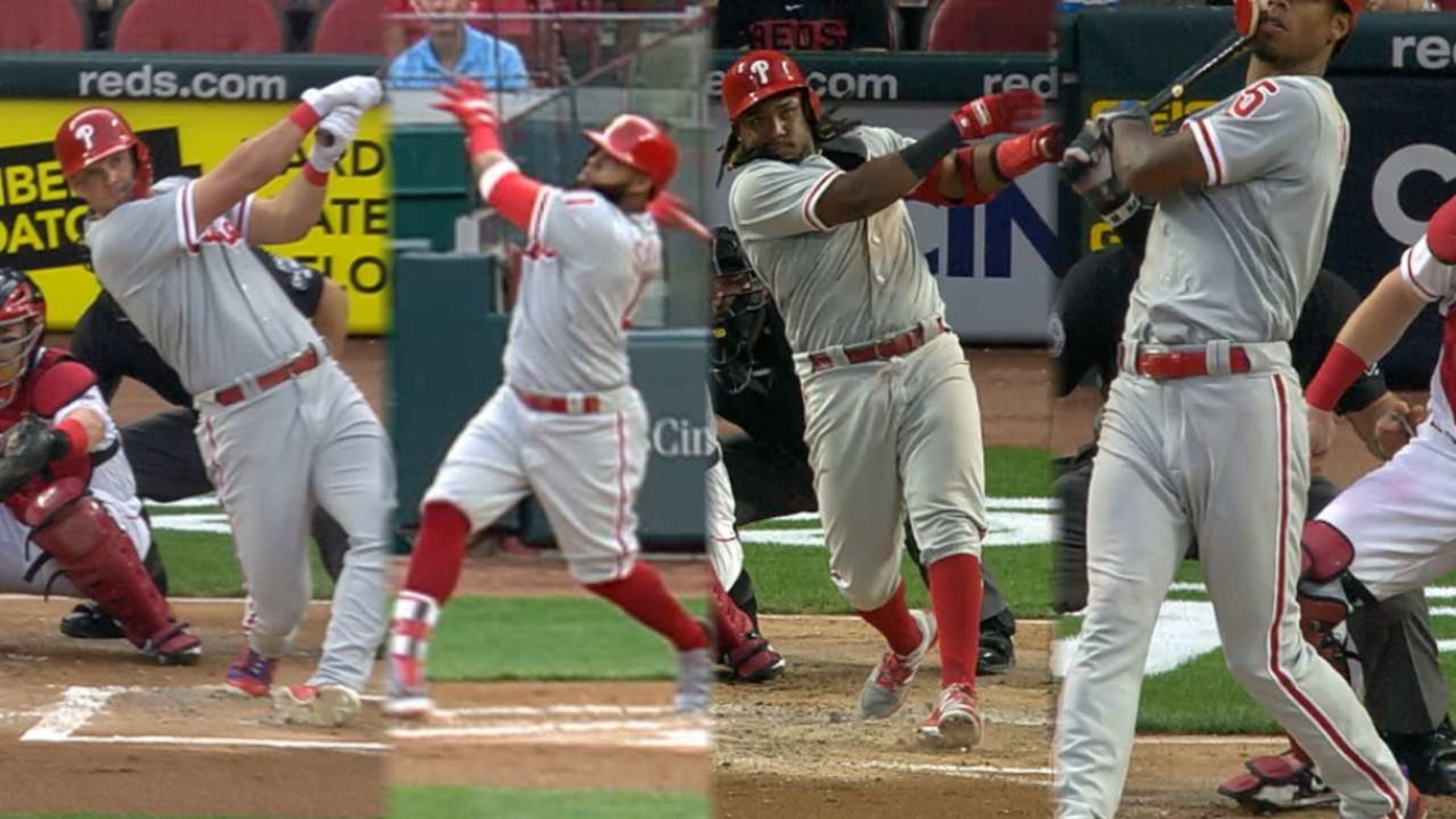 Phils' 7 homers tie team record