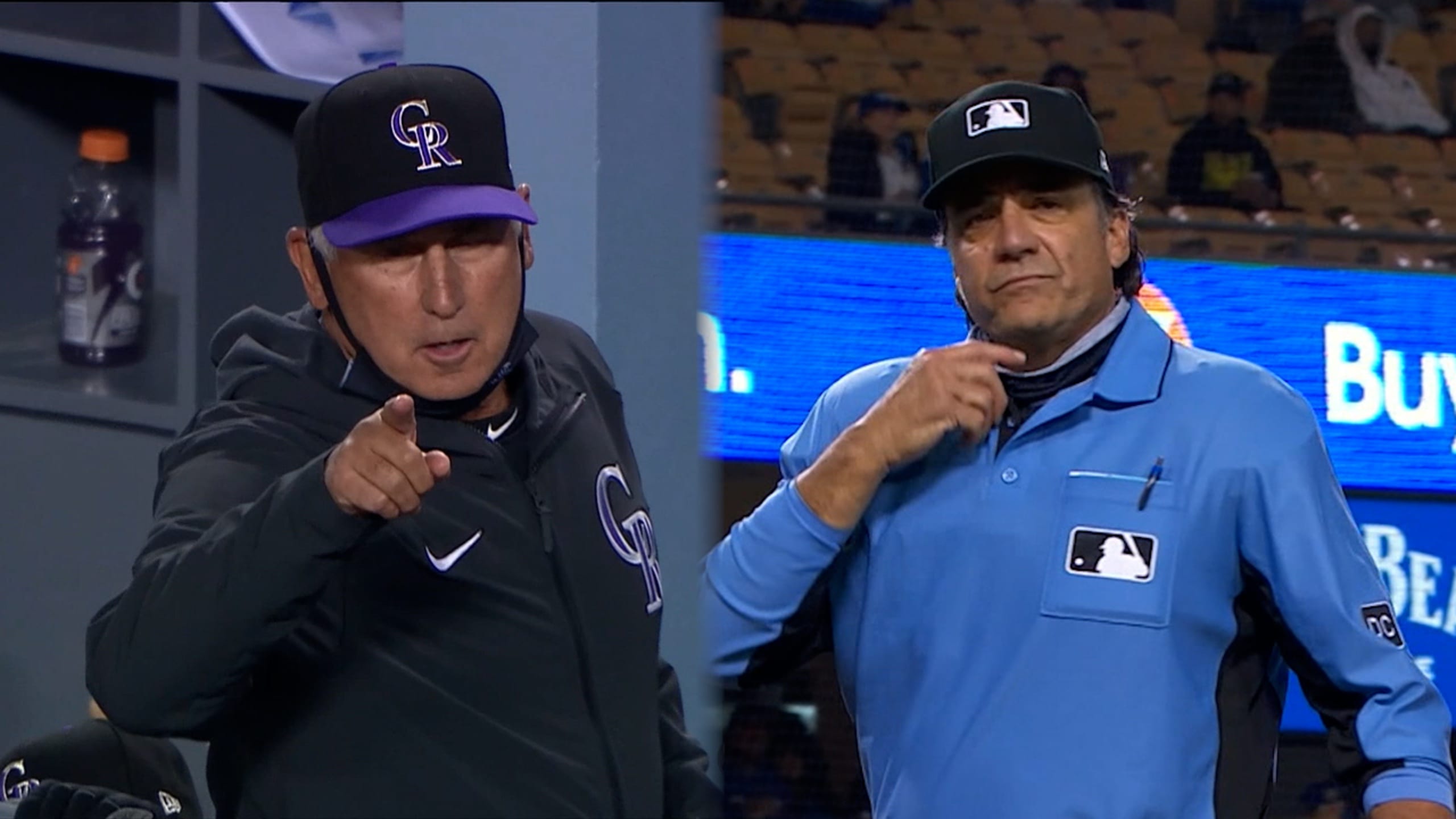 Bud Black ejected in the 3rd
