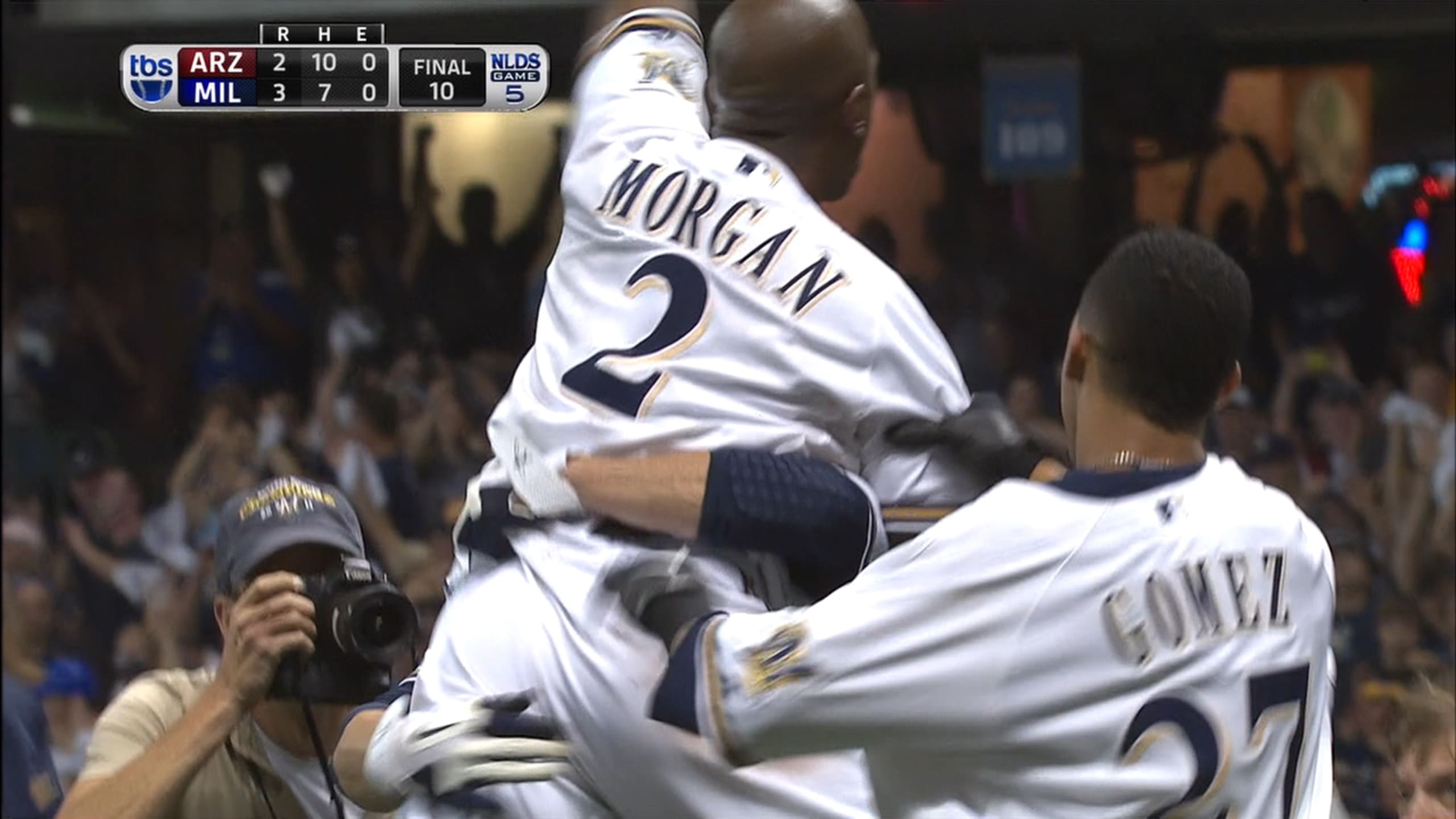 Nyjer Morgan gana la serie con hit