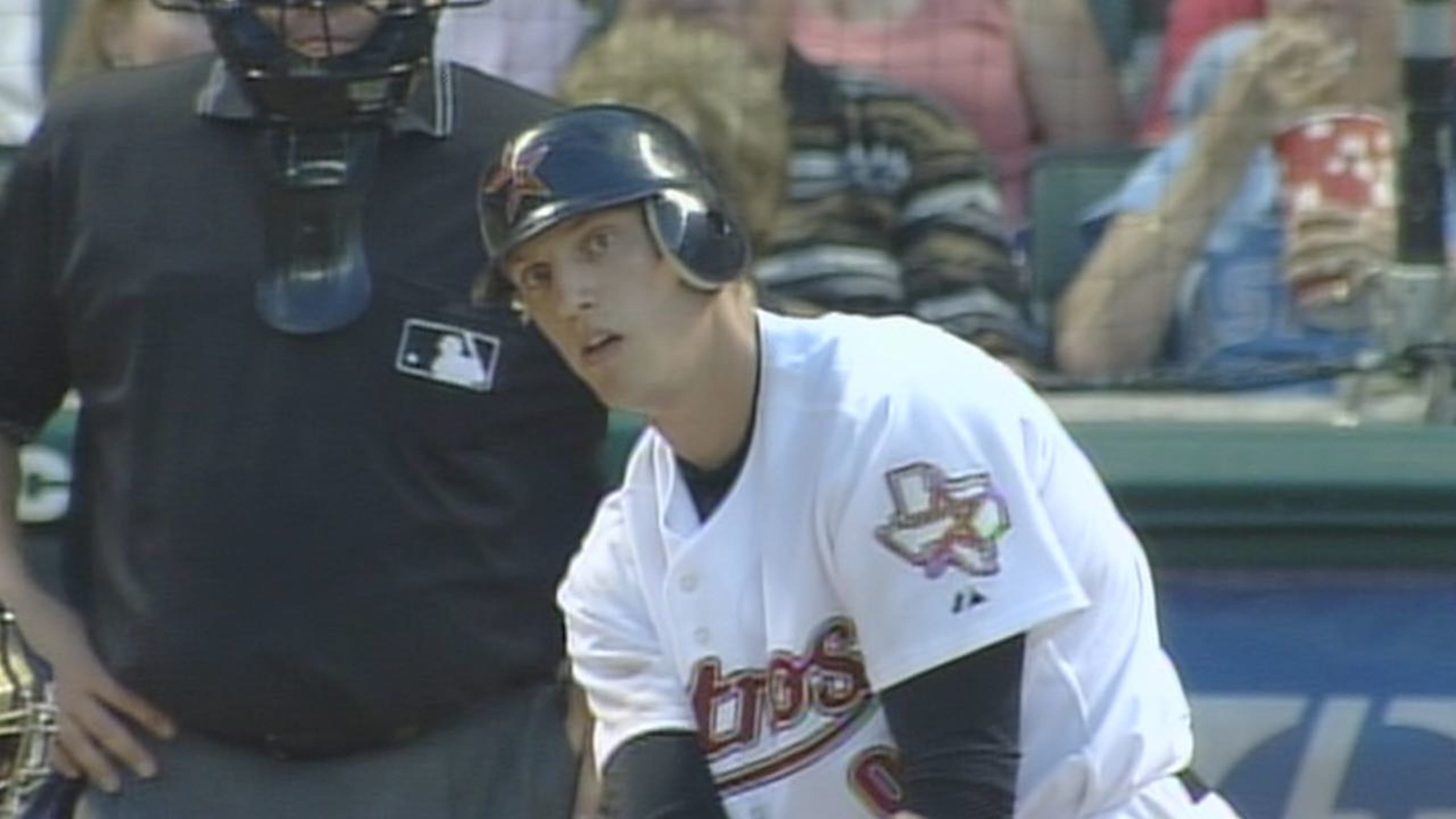 Hunter Pence's first career hit