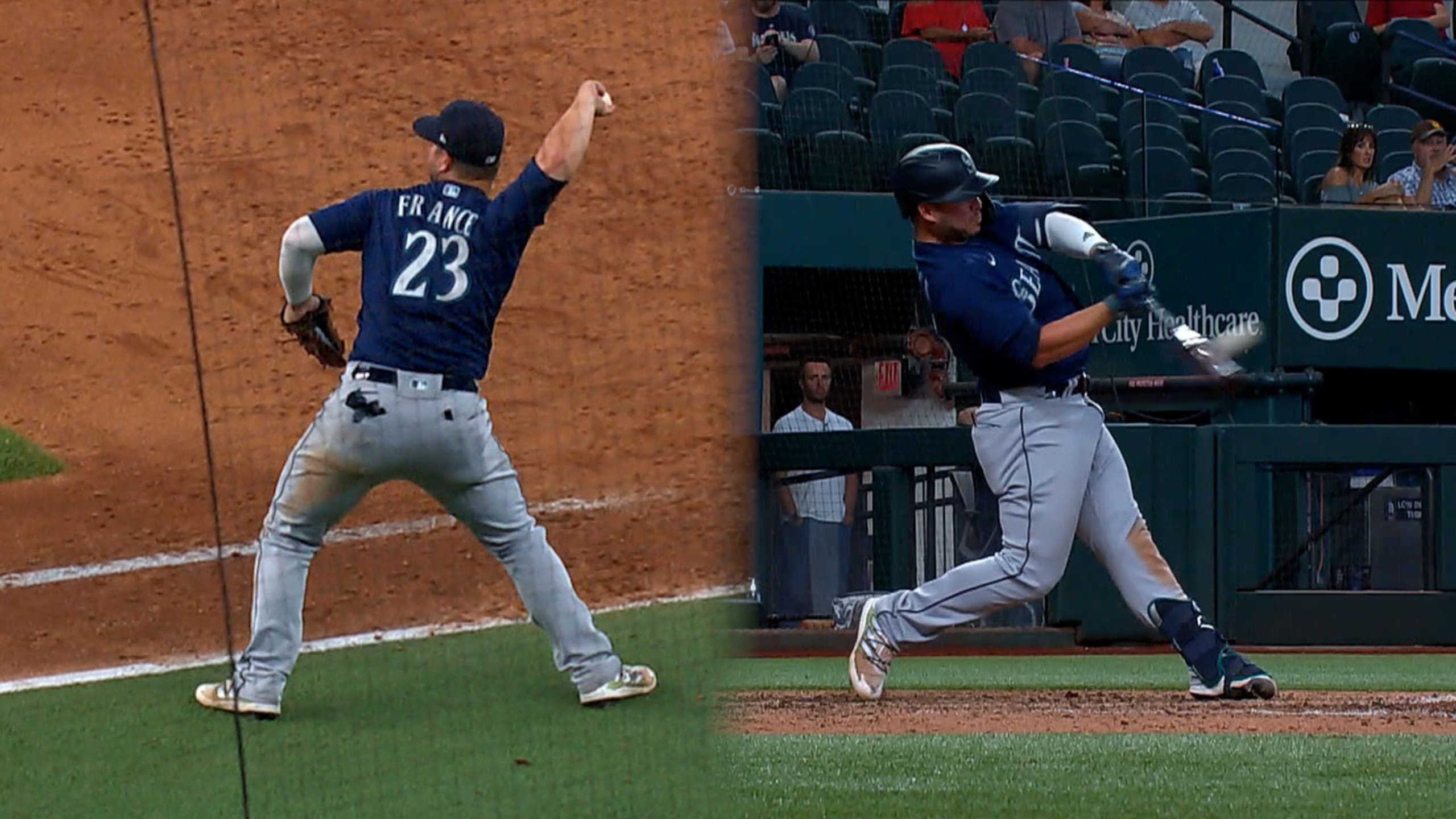 Ty France's double play and homer