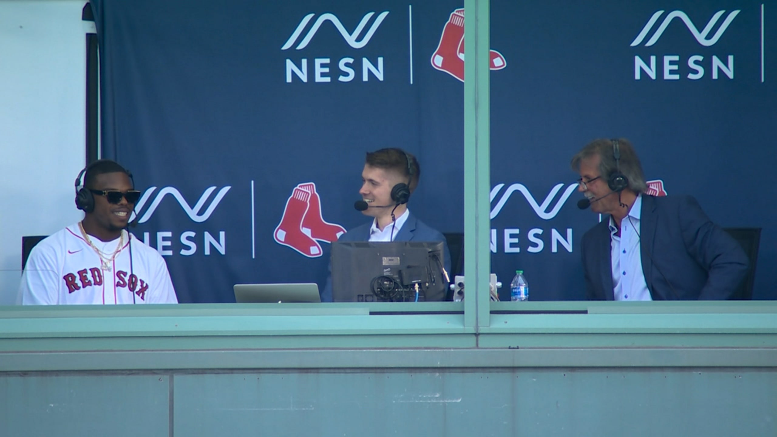 Damien Harris joins the booth