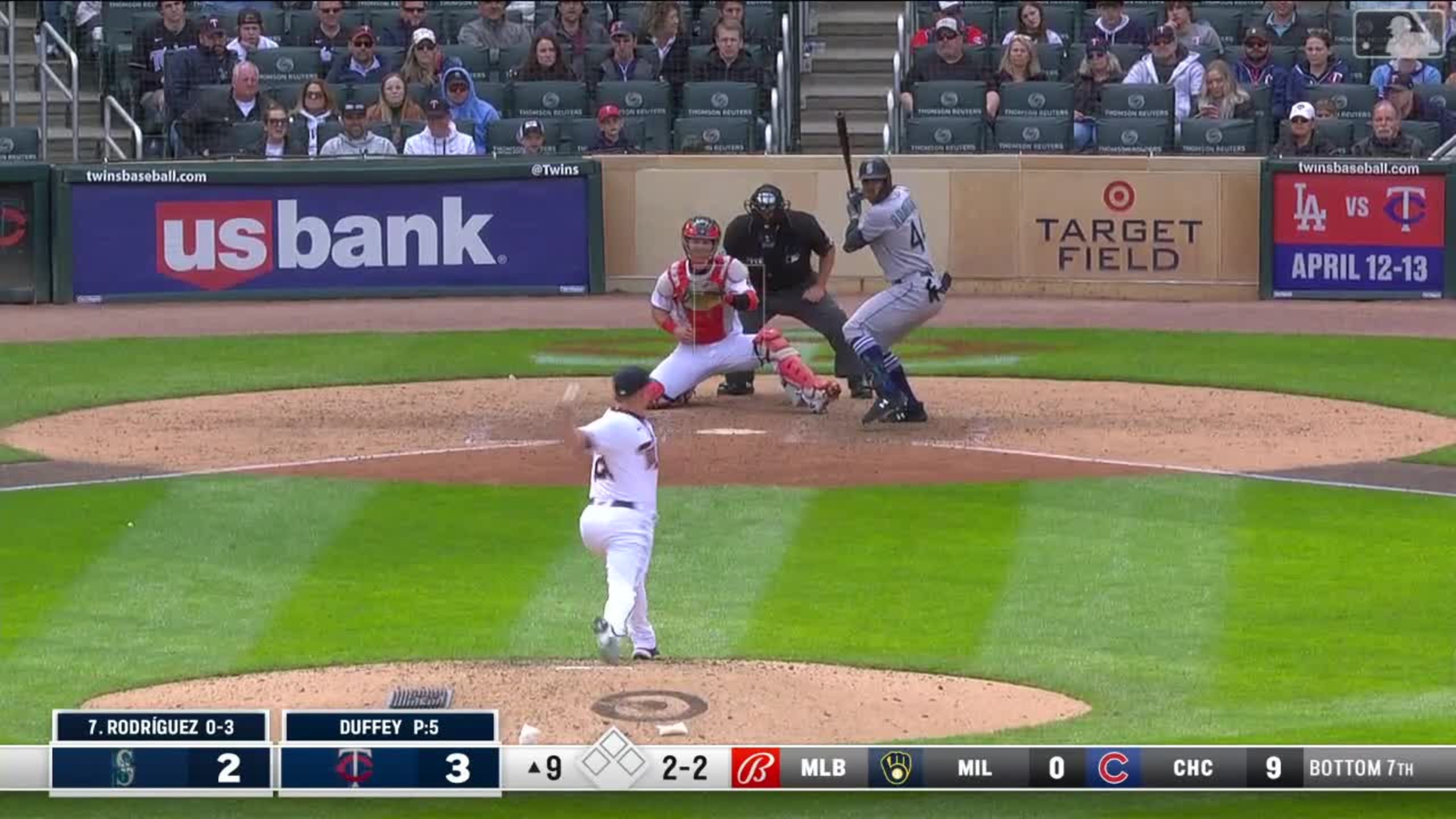 Julio Rodríguez's first MLB hit
