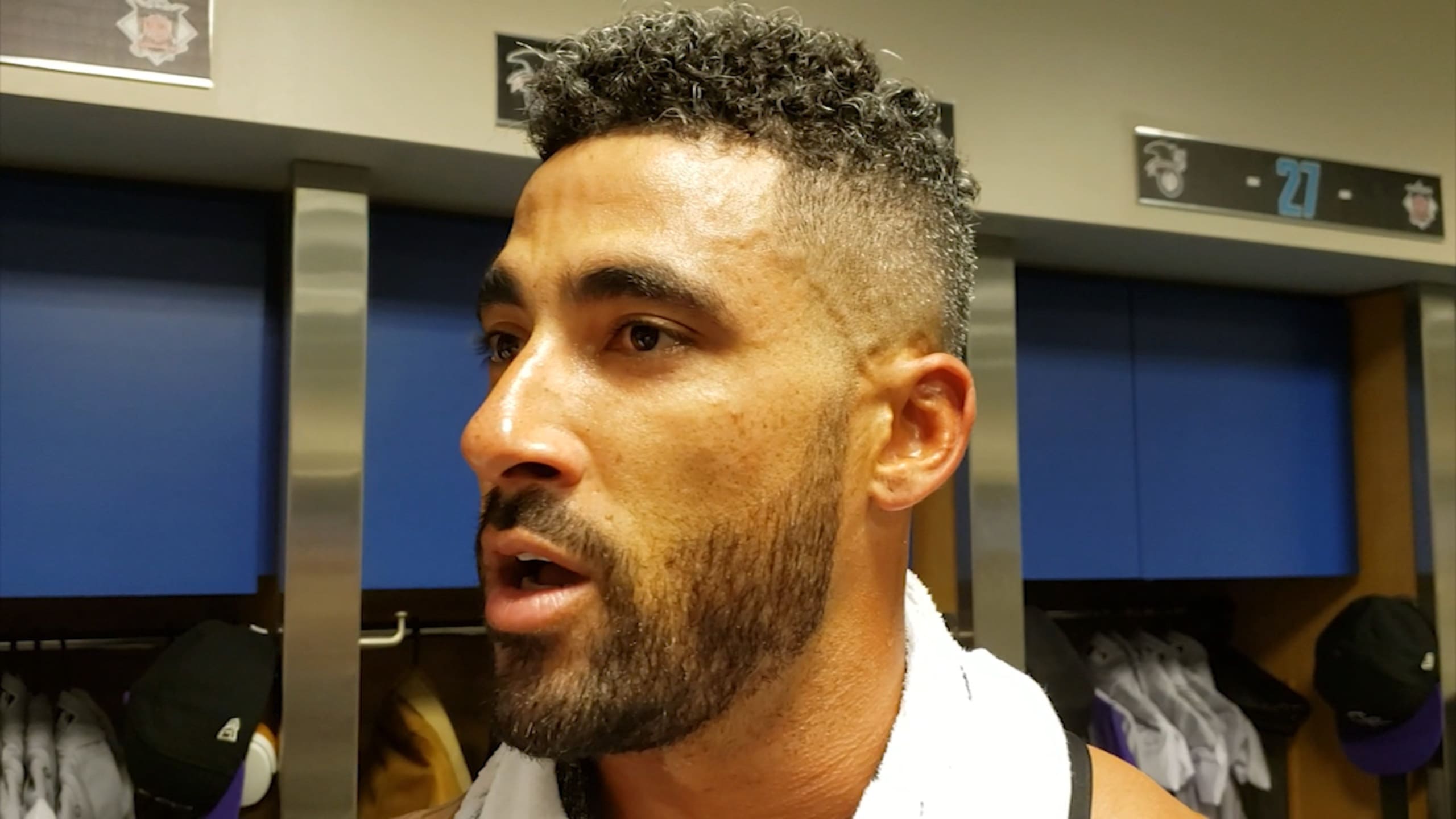 Desmond on his terrific catch