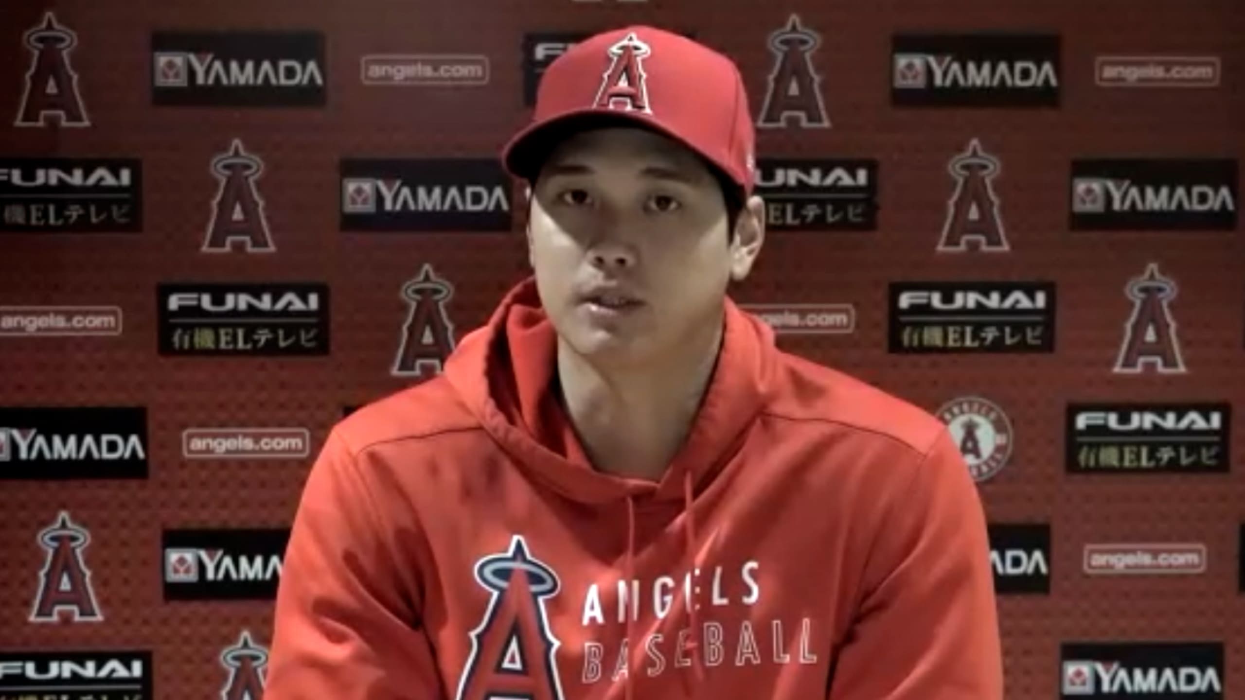 Ohtani on different positions