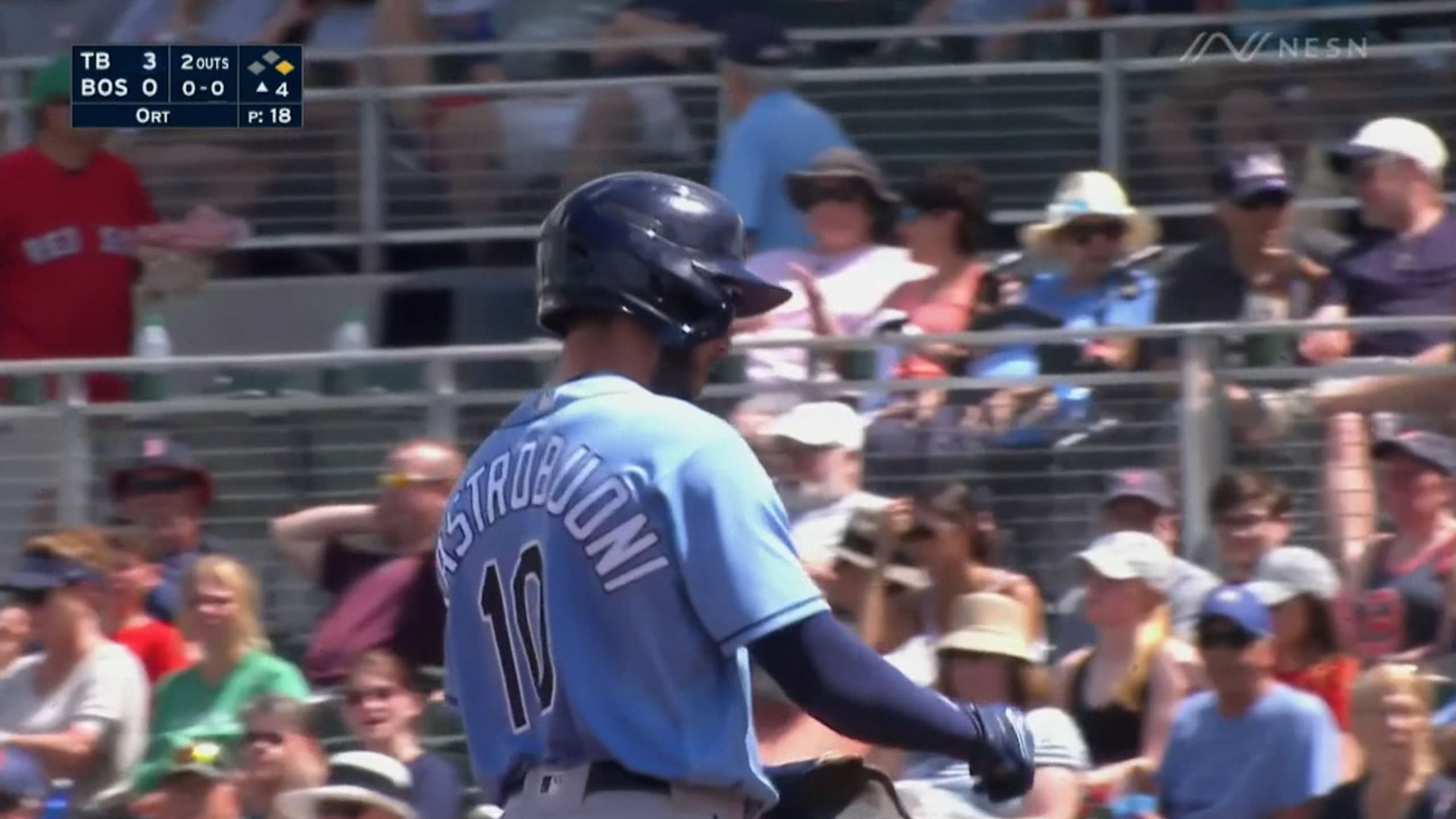 Miles Mastrobuoni's two-hit game