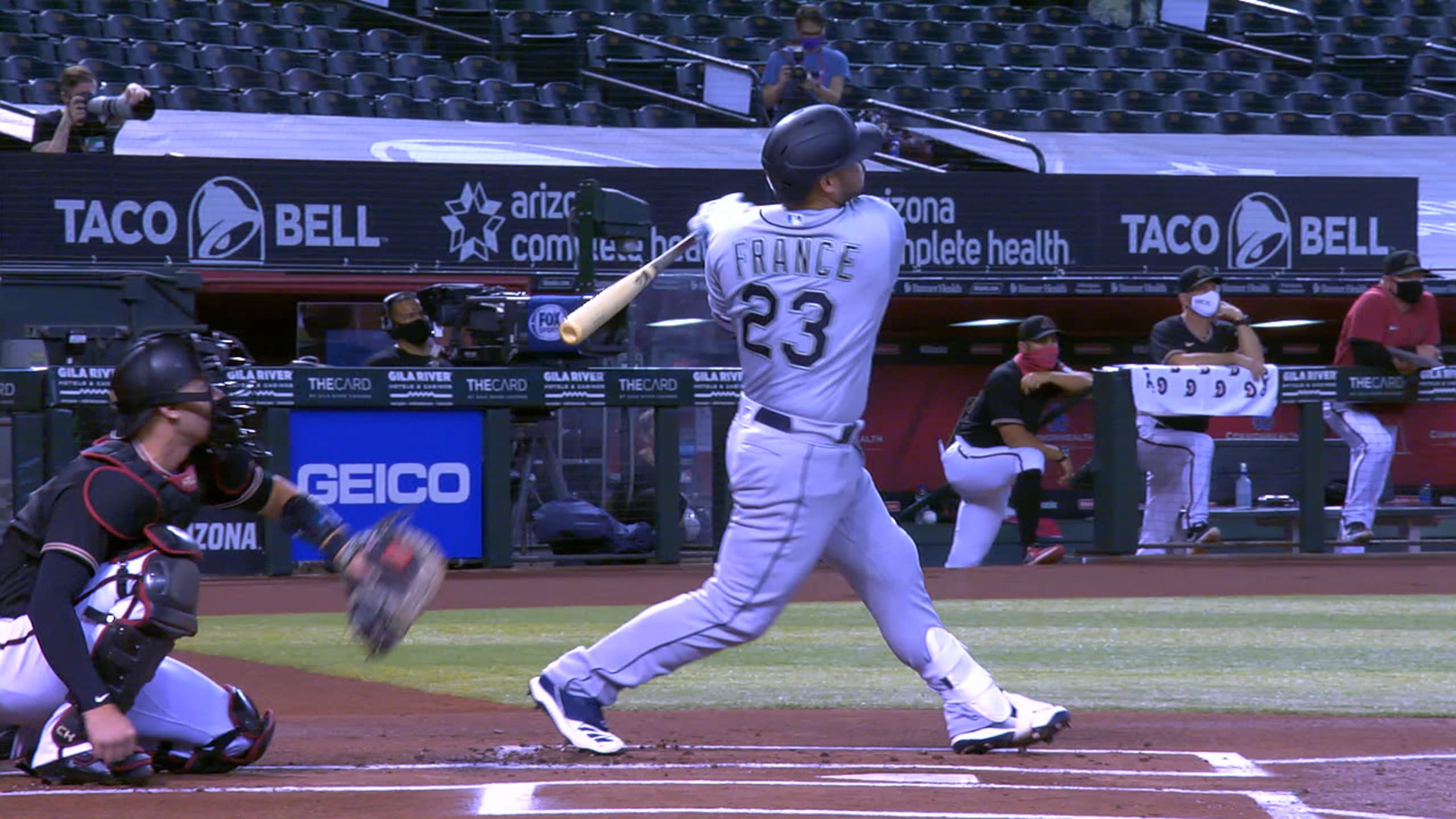 Ty France's solo home run