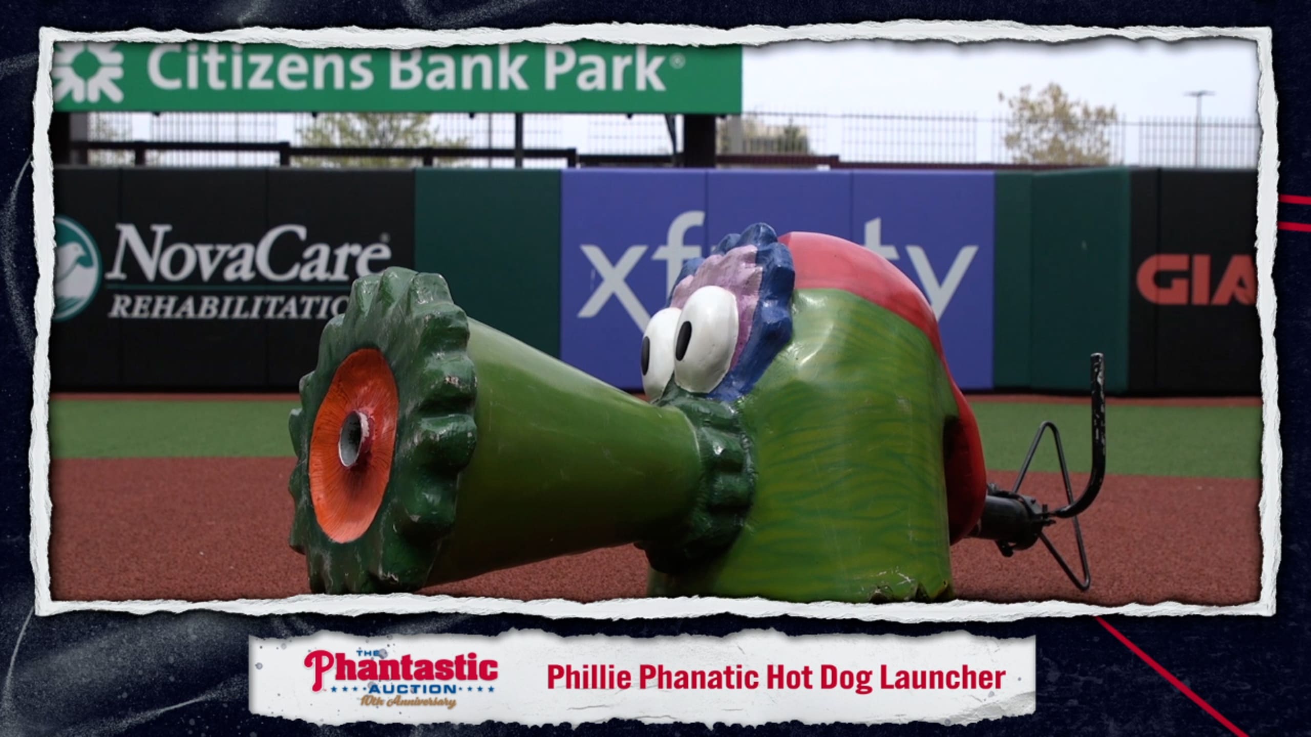 Phillie Phanatic Hot Dog Launcher