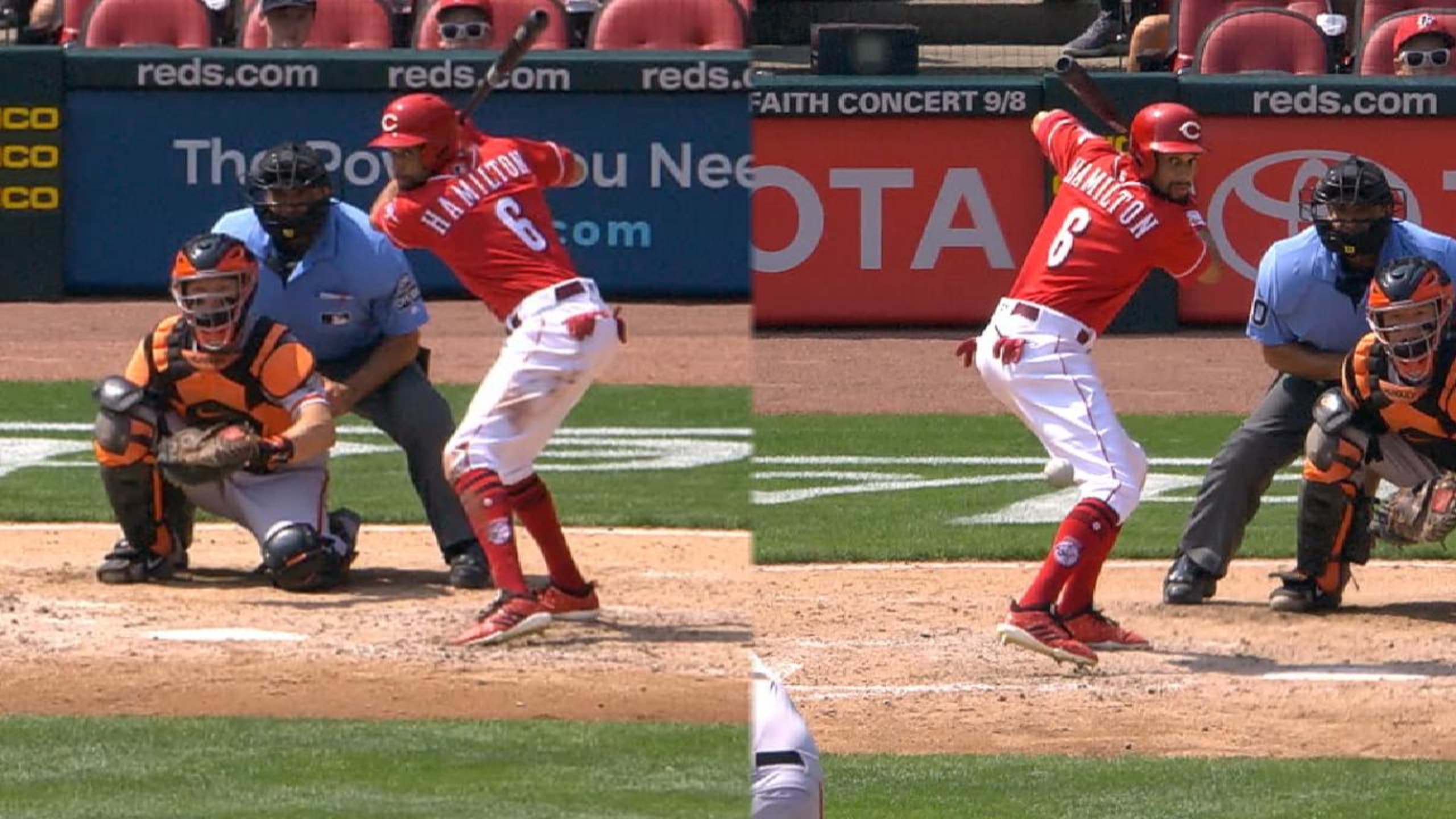 Hamilton legs out 2 triples