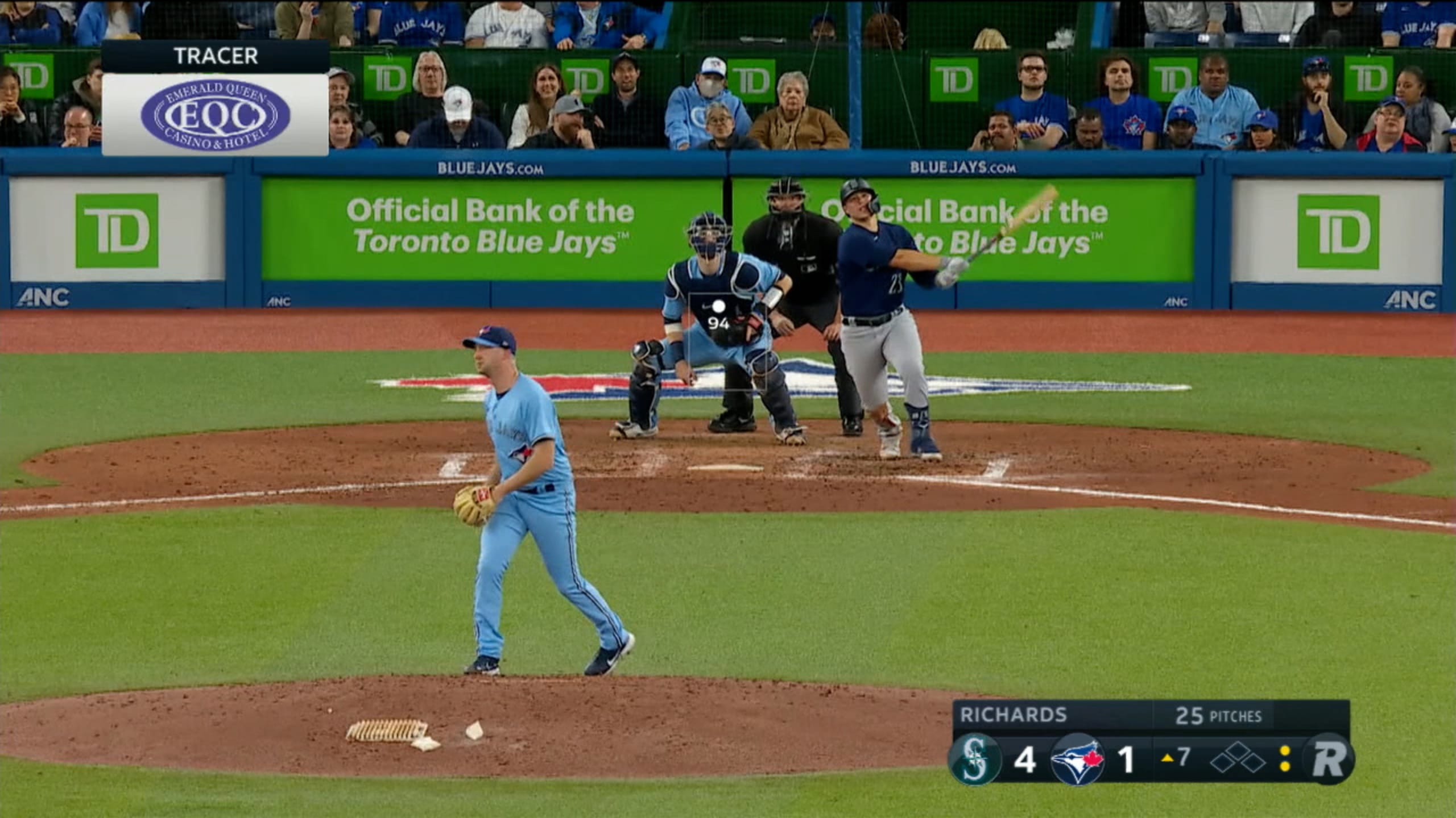 Ty France's two-run homer