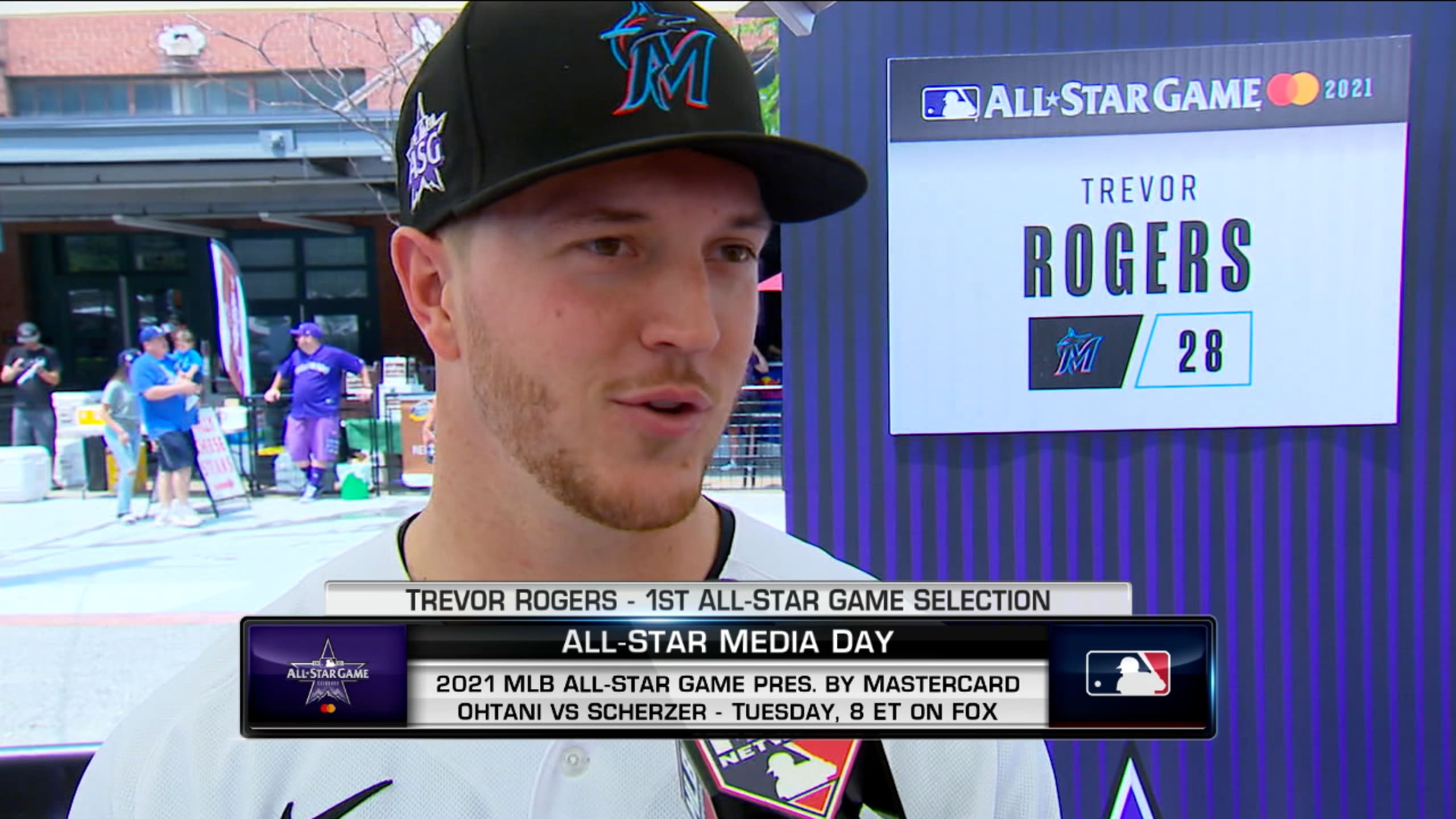 Trevor Rogers on first ASG