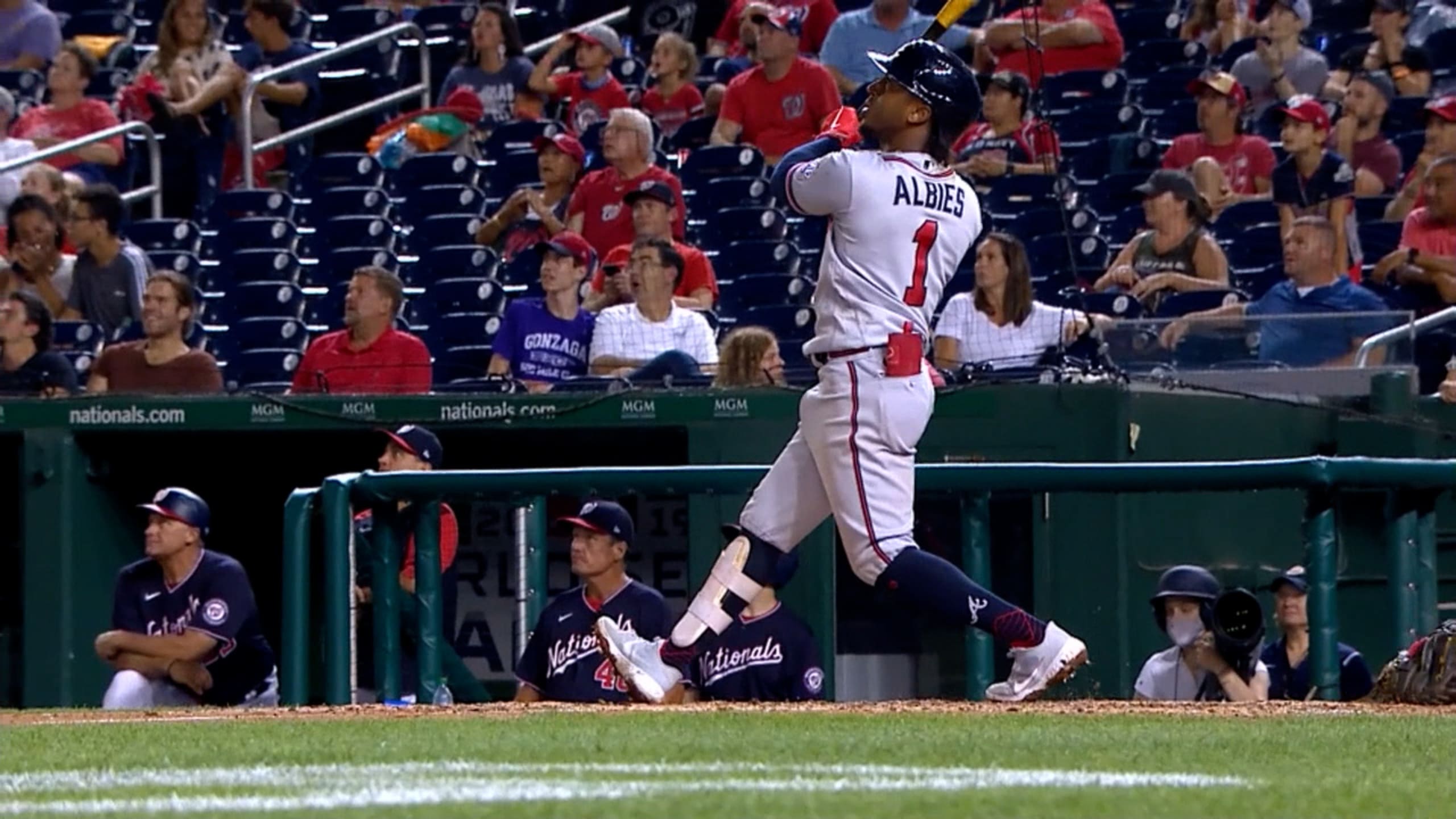 Ozzie Albies' solo home run