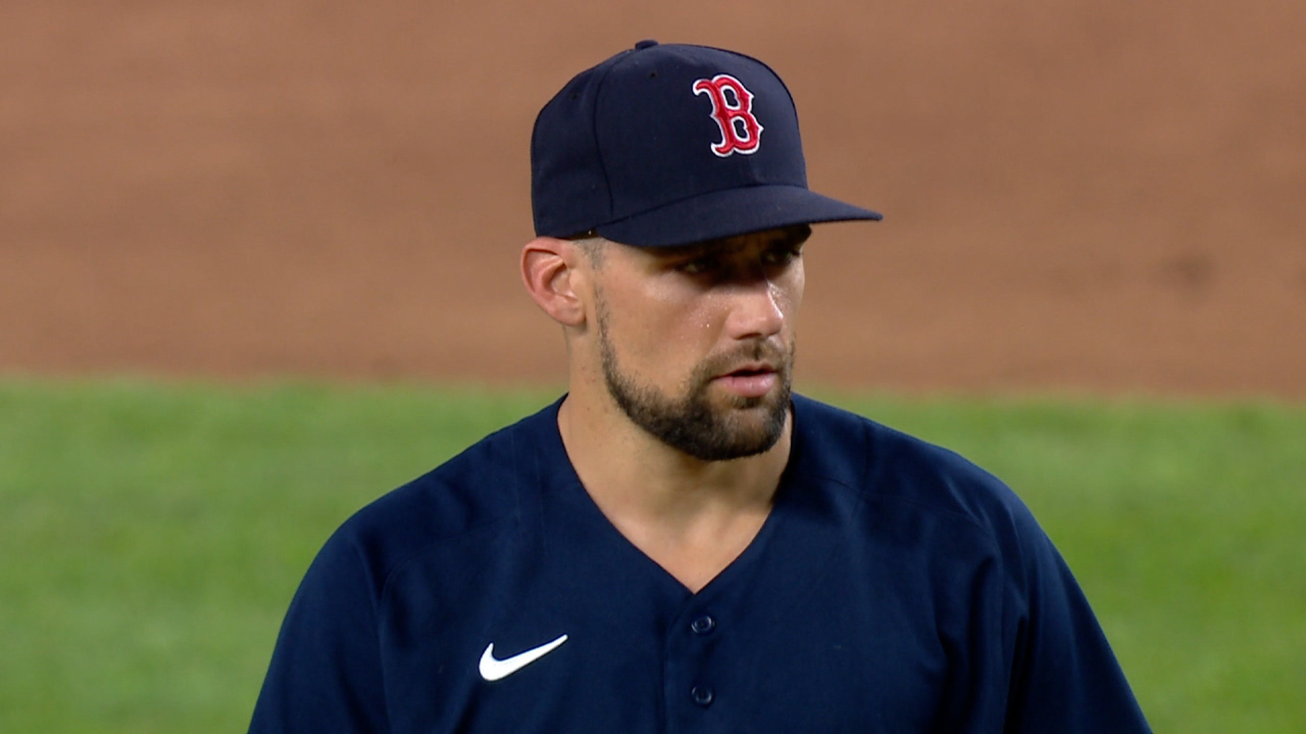 Nathan Eovaldi abanica a 7 Yankee
