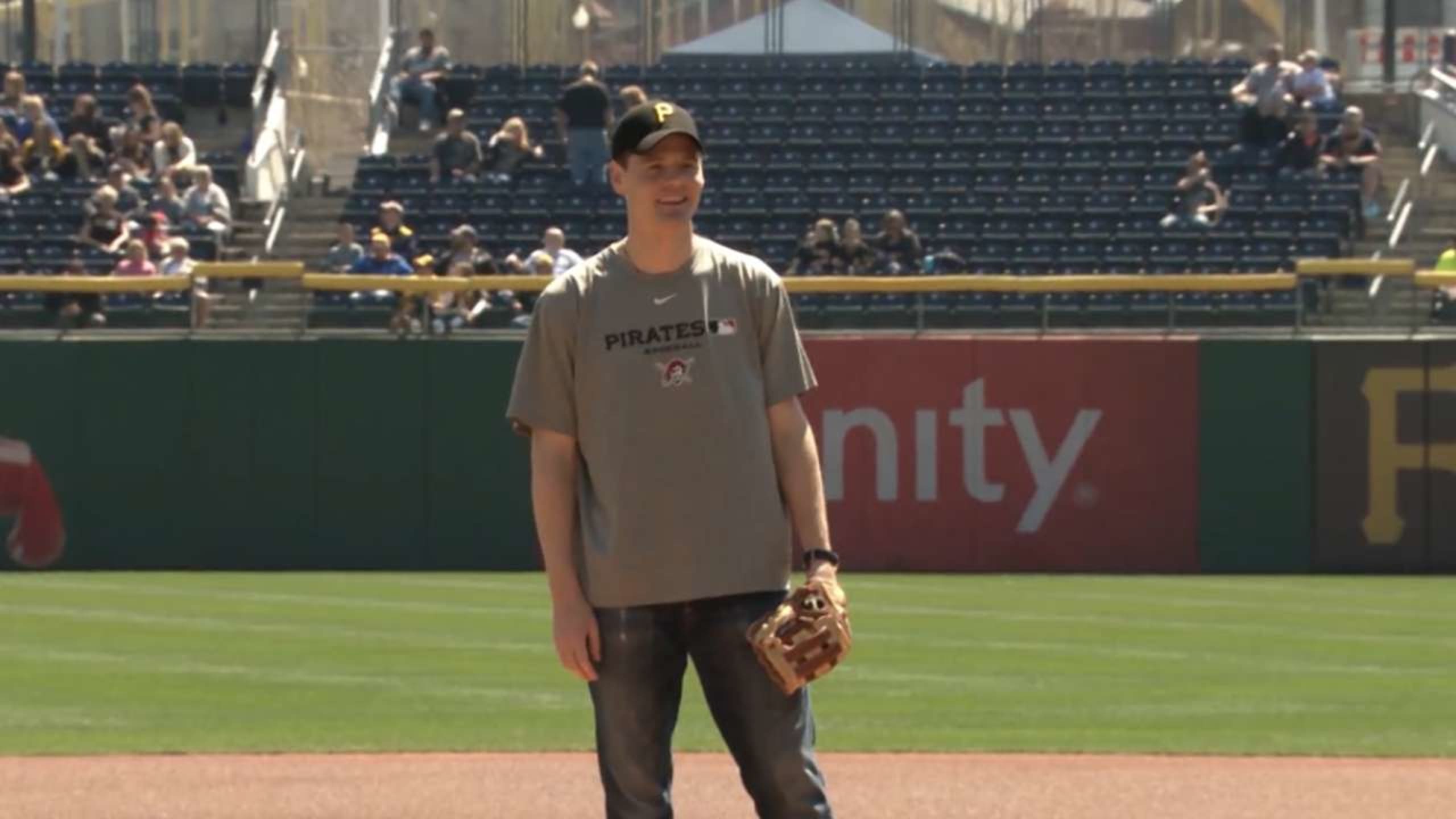 Sean, Connor Hannon First Pitch